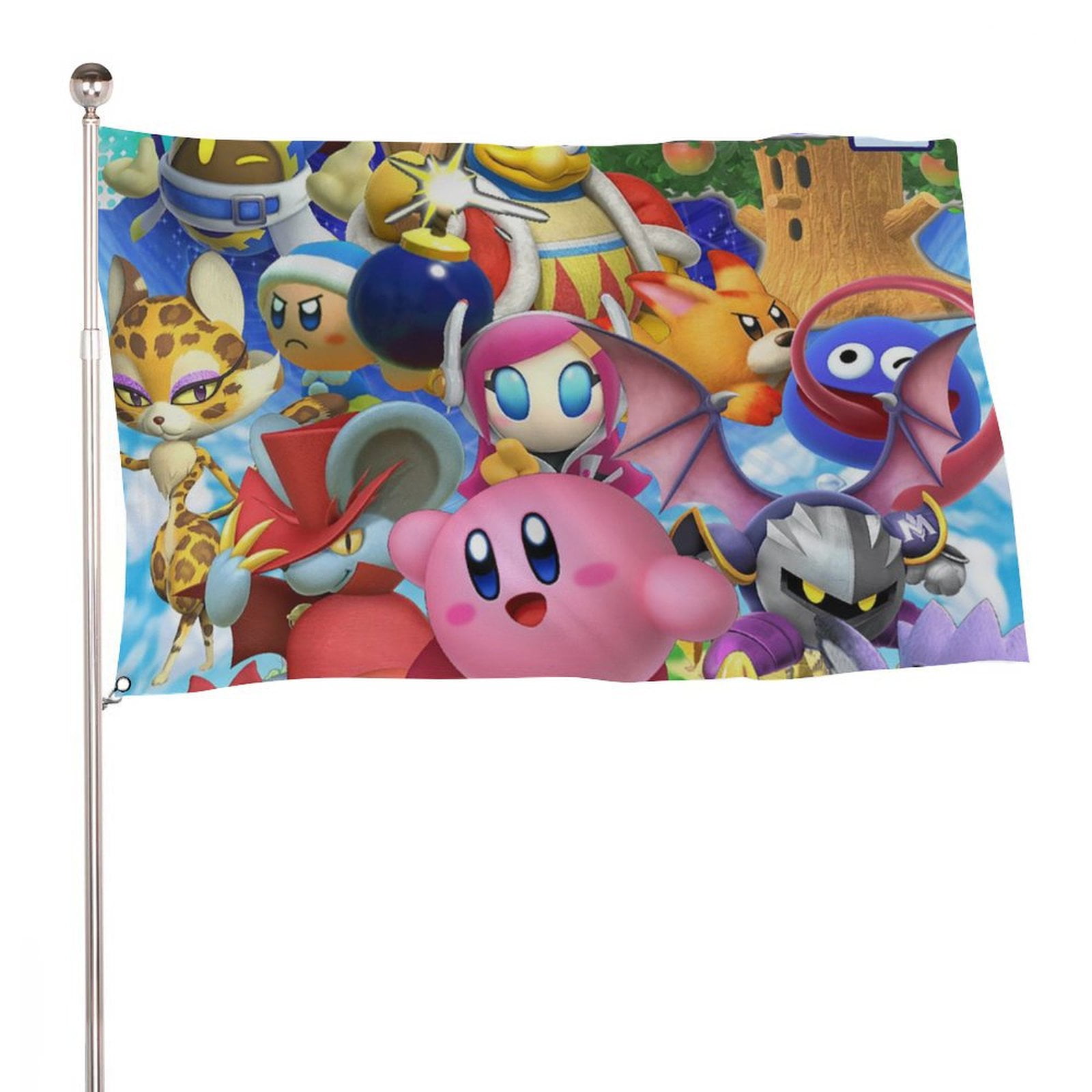 Kirby Garden Banner - Double-Sided House Outdoor Flag for Yard And Lawn ...
