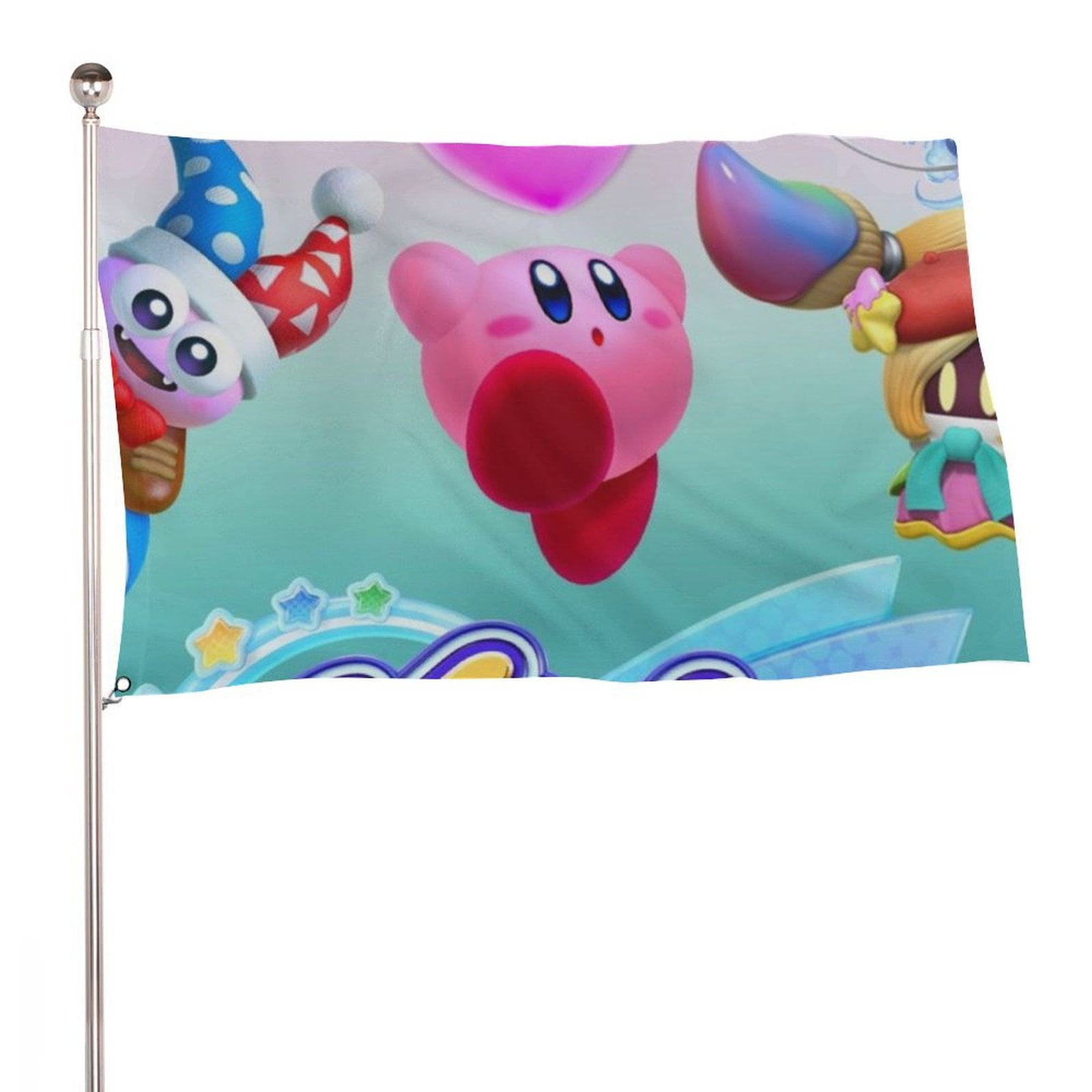 Kirby Garden Banner - Double-Sided House Outdoor Flag for Yard And Lawn ...