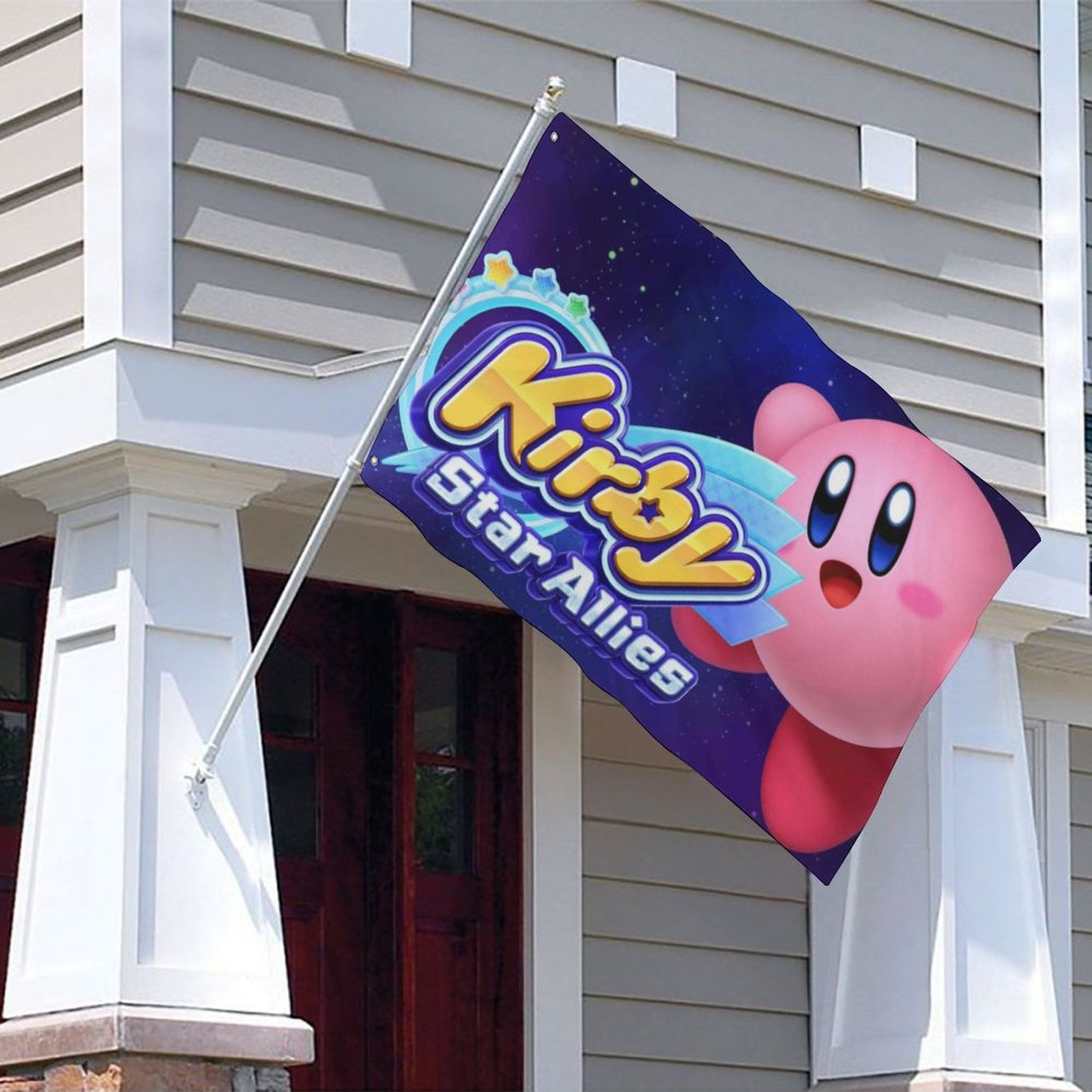 Kirby Garden Banner - Double-Sided House Outdoor Flag for Yard And Lawn ...