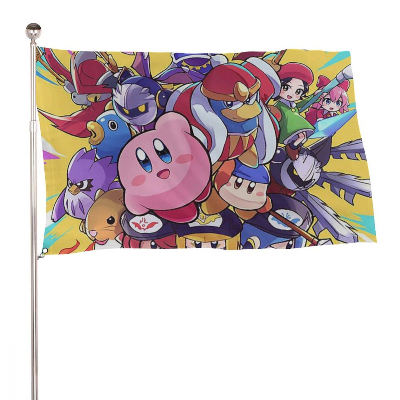 Kirby Garden Banner - Double-Sided House Outdoor Flag for Yard And Lawn ...