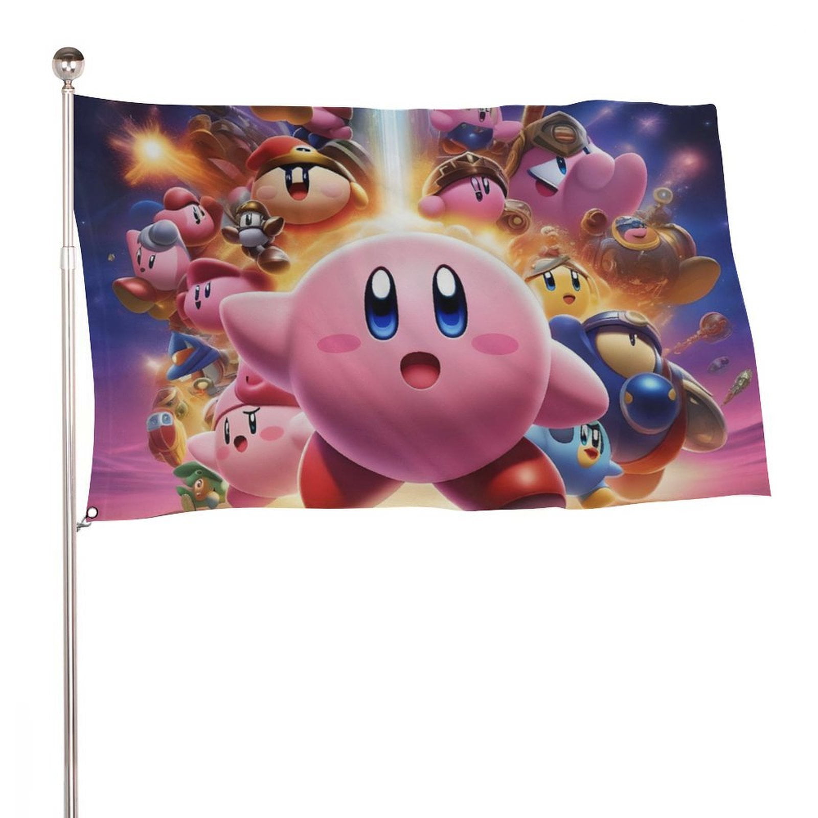 Kirby Garden Banner - Double-Sided House Outdoor Flag for Yard And Lawn ...