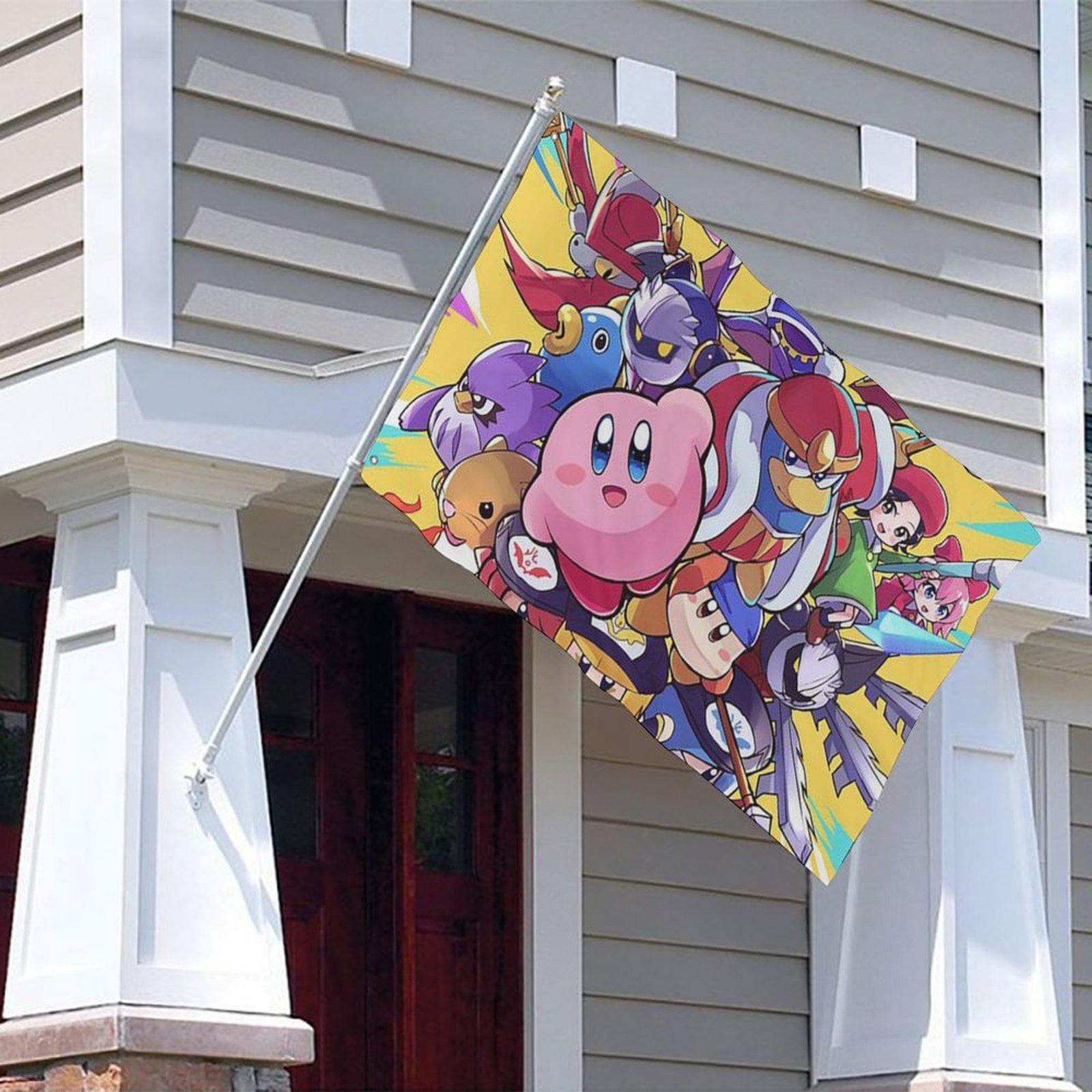 Kirby Garden Banner - Double-Sided House Outdoor Flag for Yard And Lawn ...