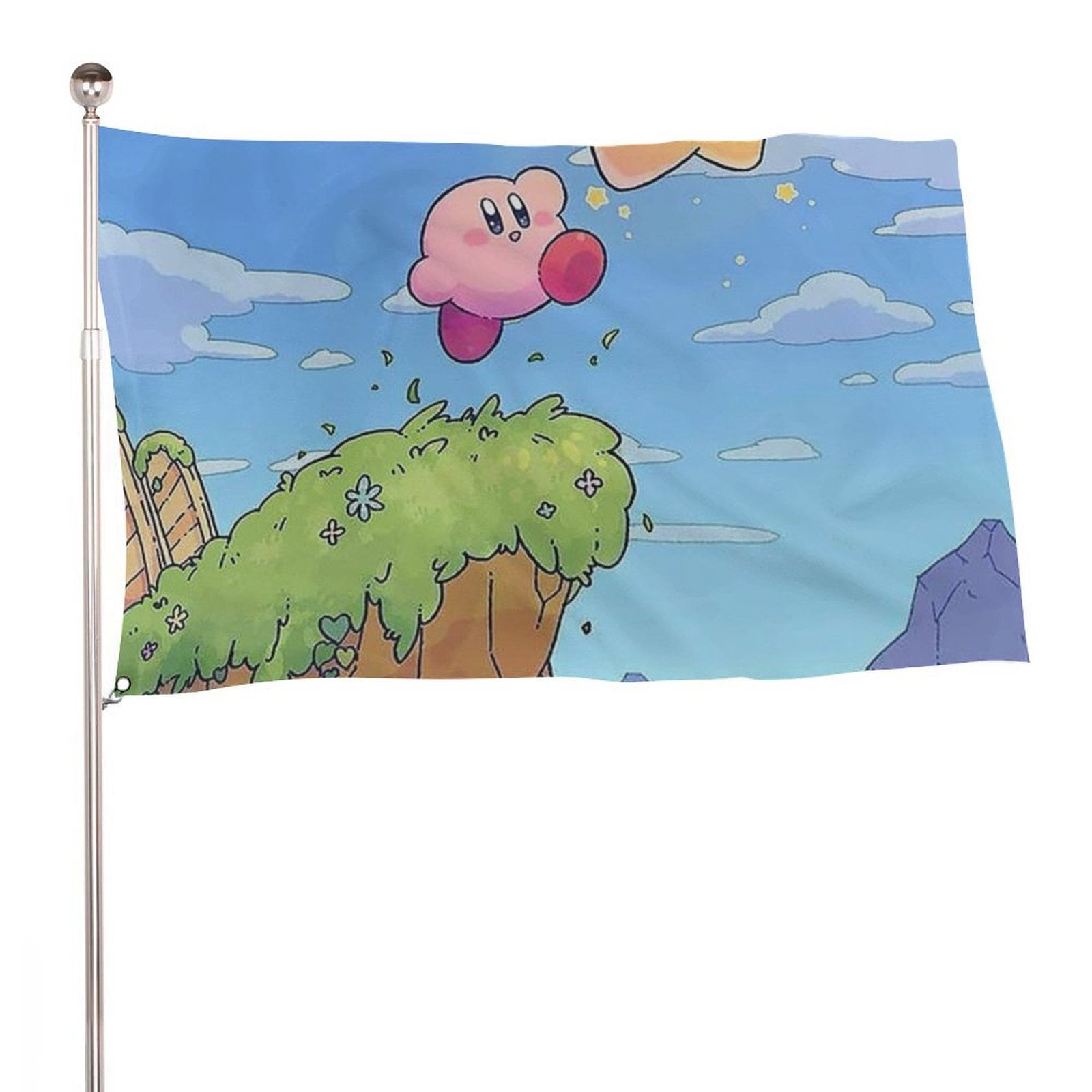 Kirby Garden Banner - Double-Sided House Outdoor Flag for Yard And Lawn ...
