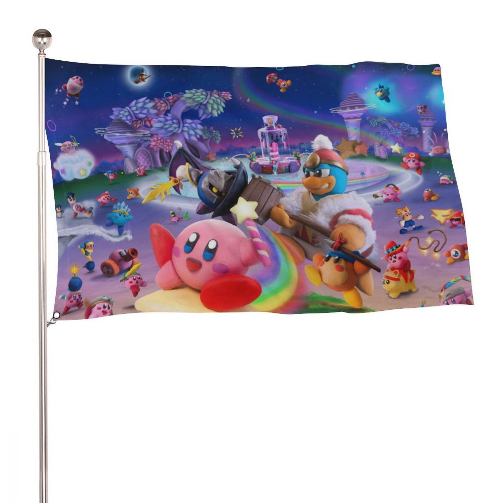 Kirby Garden Banner - Double-Sided House Outdoor Flag for Yard And Lawn ...