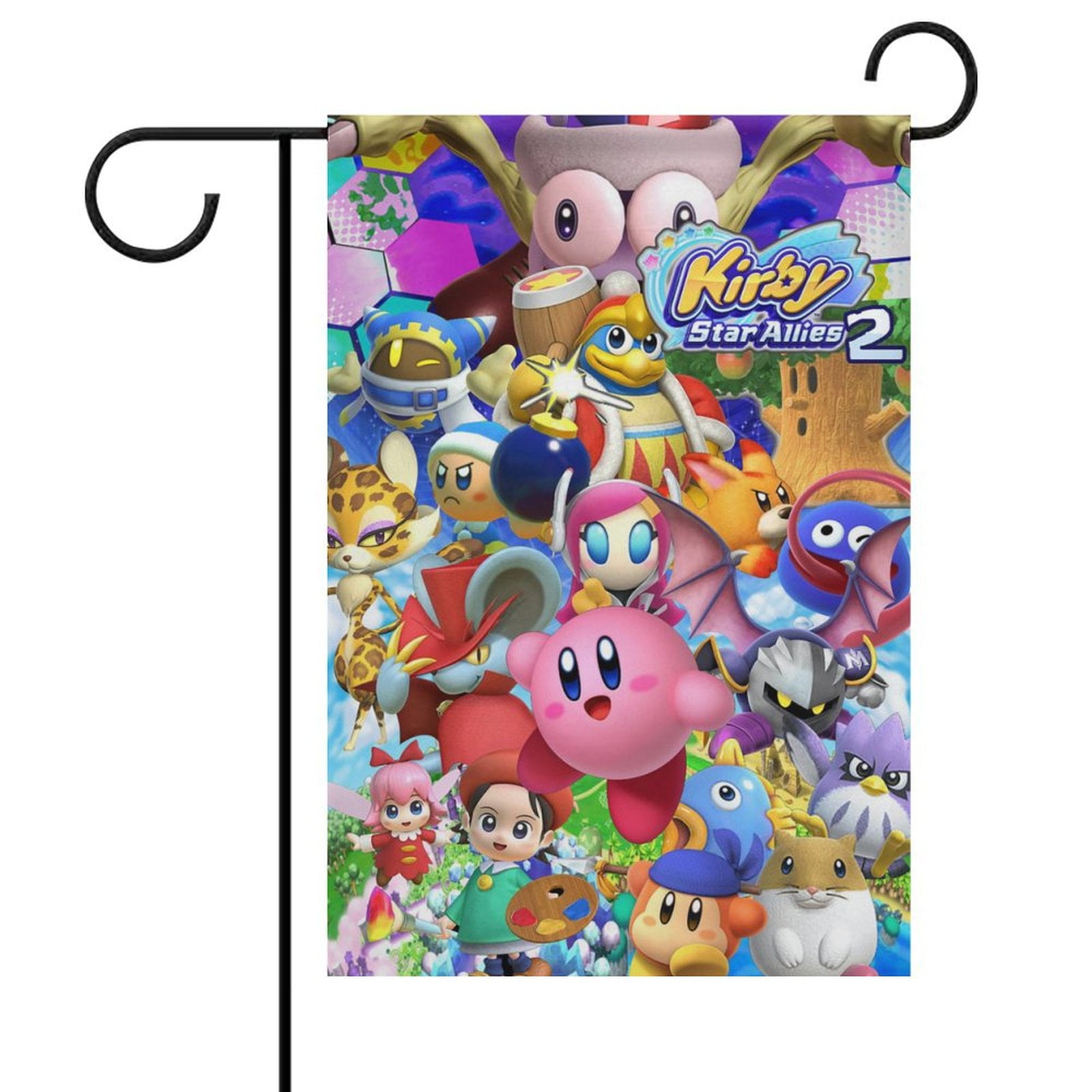 Kirby Garden Banner - Double-Sided House Outdoor Flag for Yard And Lawn ...