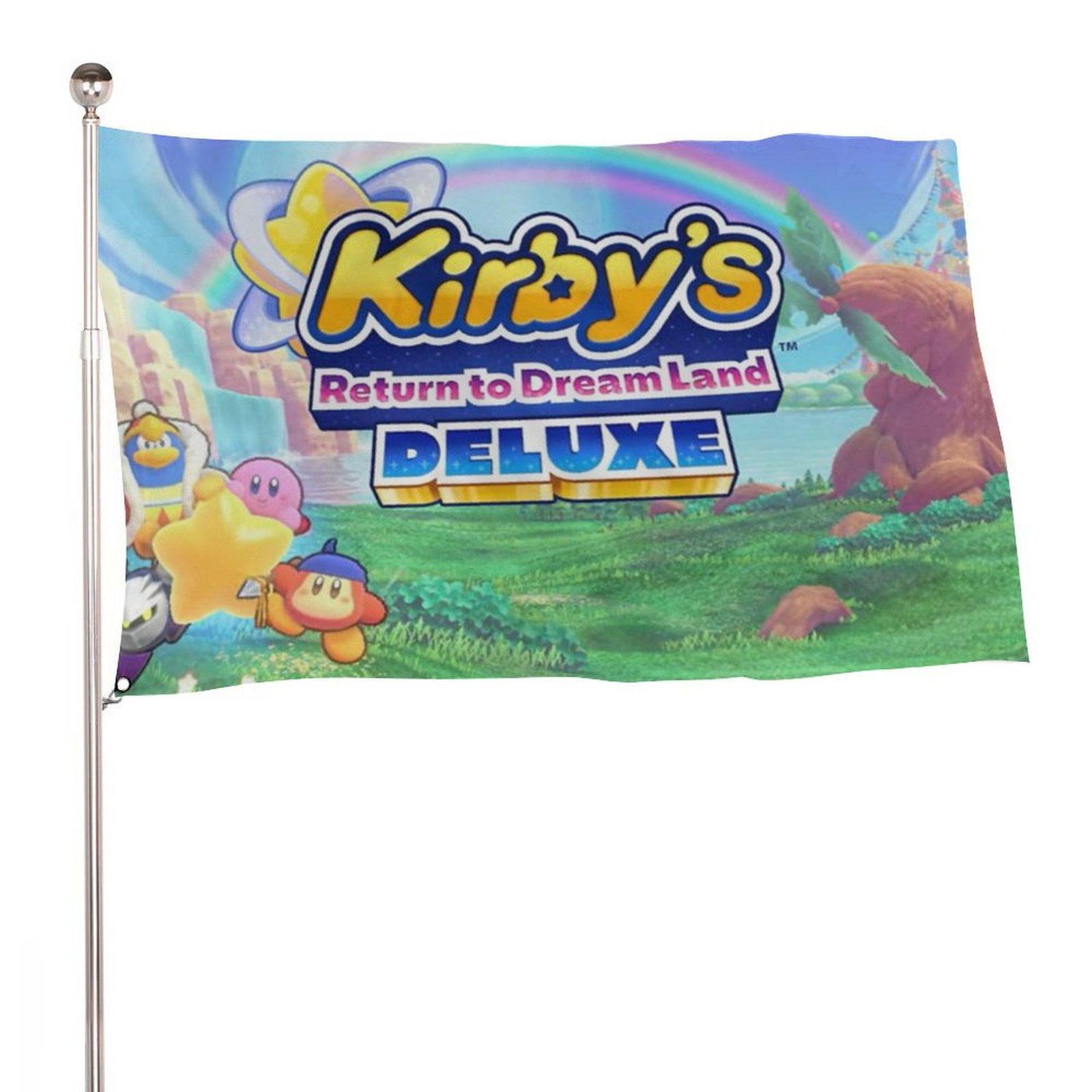 Kirby Garden Banner - Double-Sided House Outdoor Flag for Yard And Lawn ...