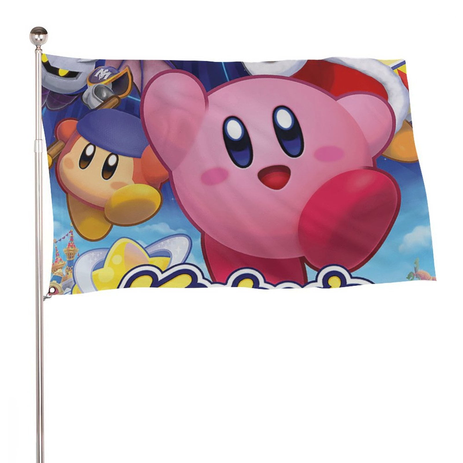 Kirby Garden Banner - Double-Sided House Outdoor Flag for Yard And Lawn ...