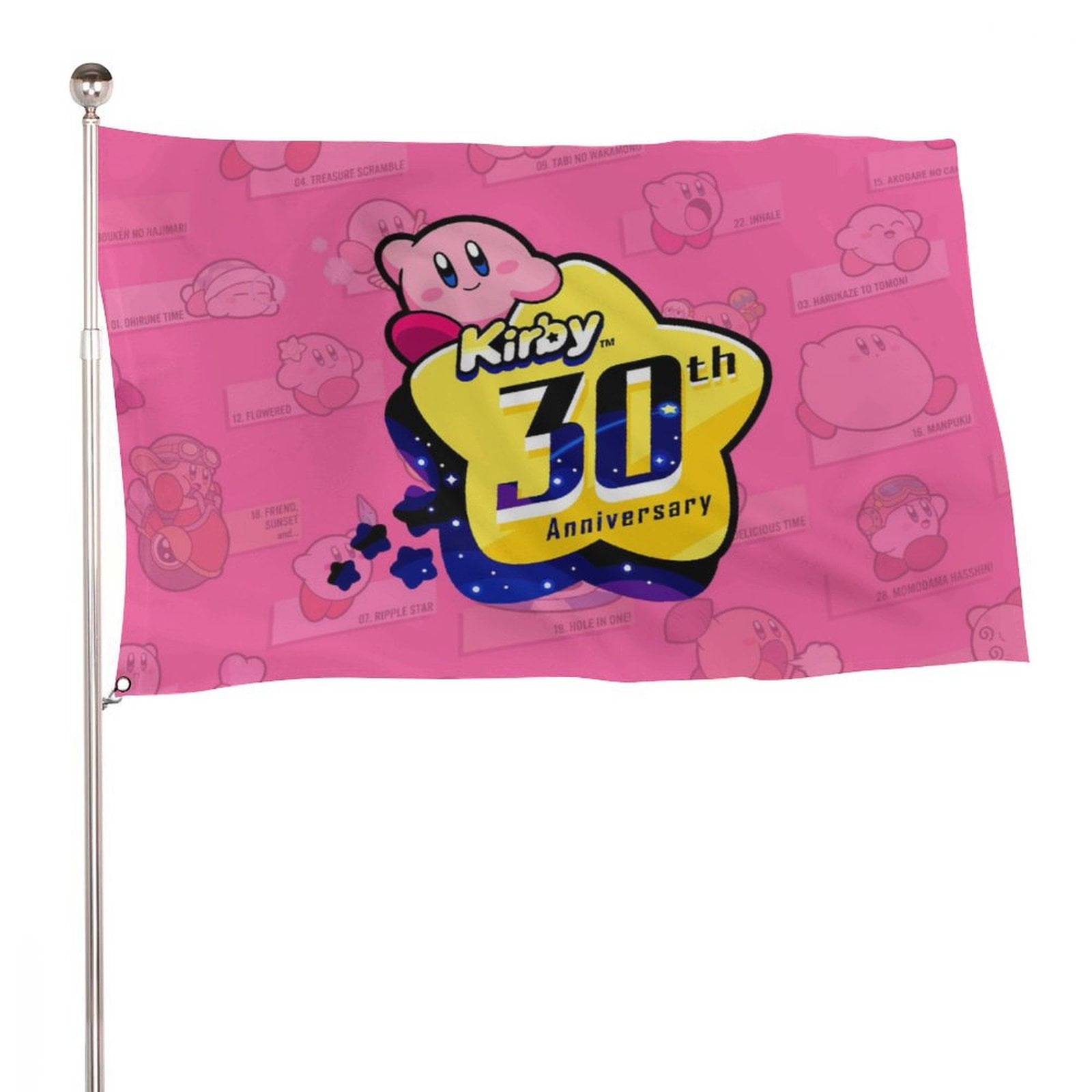Kirby Garden Banner - Double-Sided House Outdoor Flag for Yard And Lawn ...