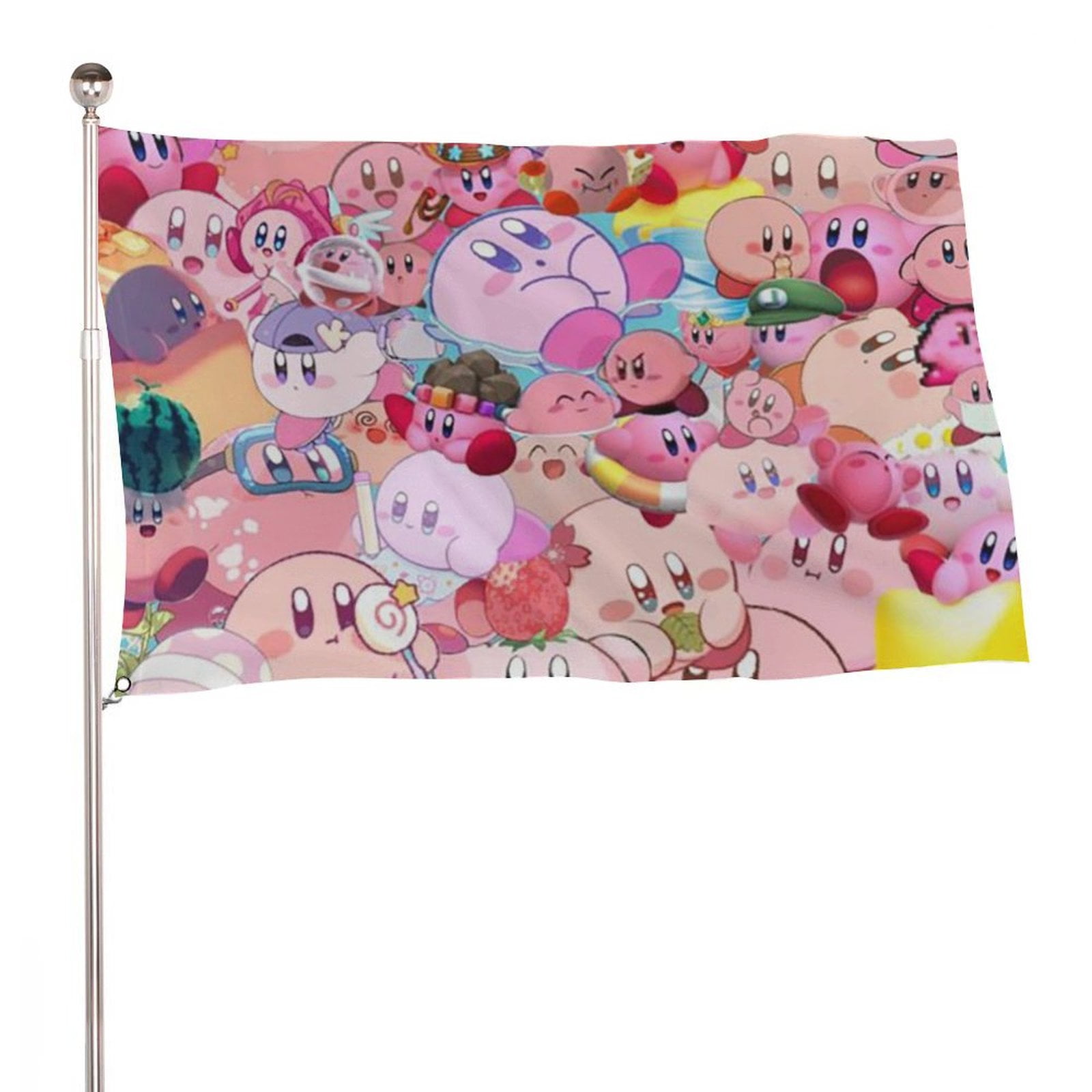 Kirby Garden Banner - Double-Sided House Outdoor Flag for Yard And Lawn ...