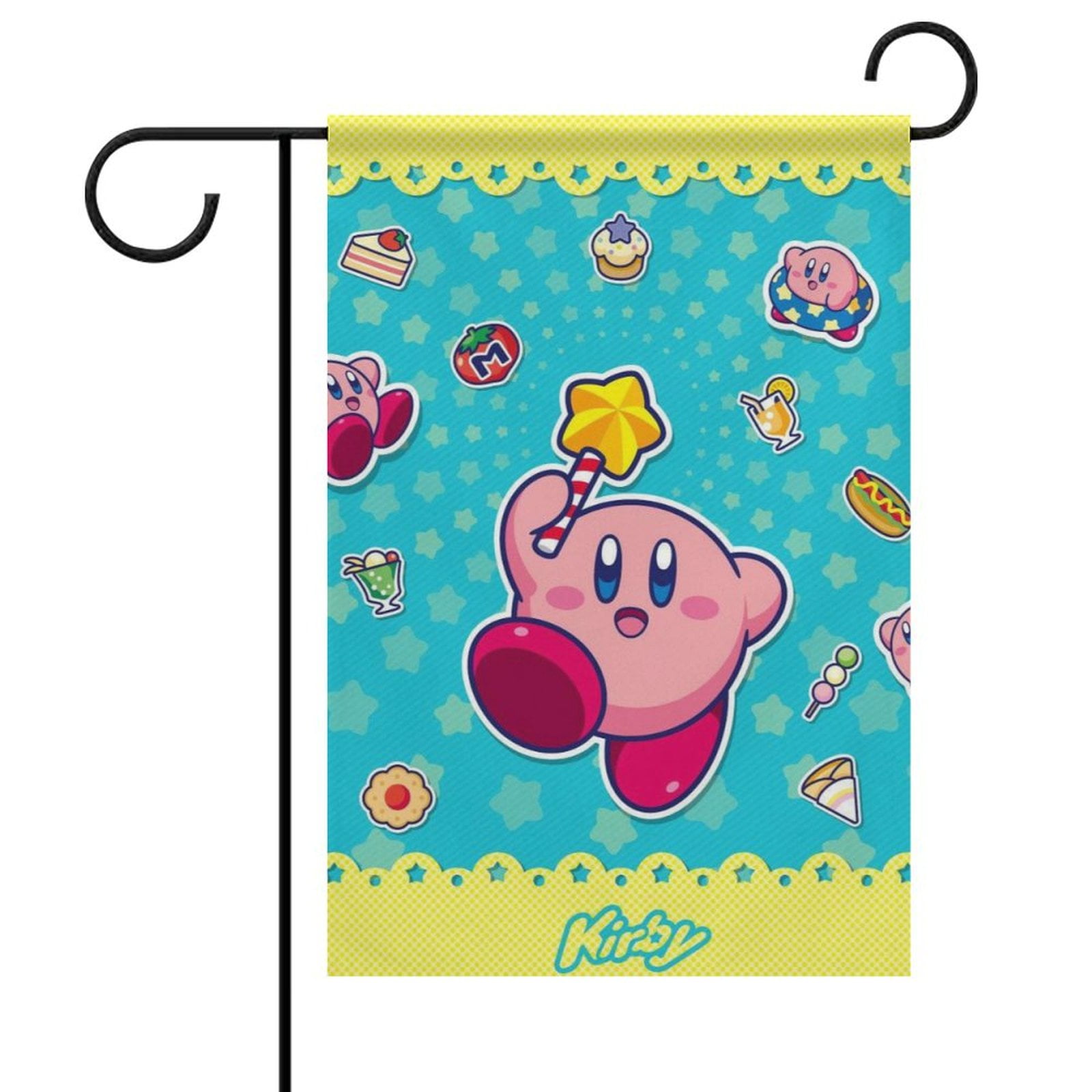 Kirby Garden Banner - Double-Sided House Outdoor Flag for Yard And Lawn ...