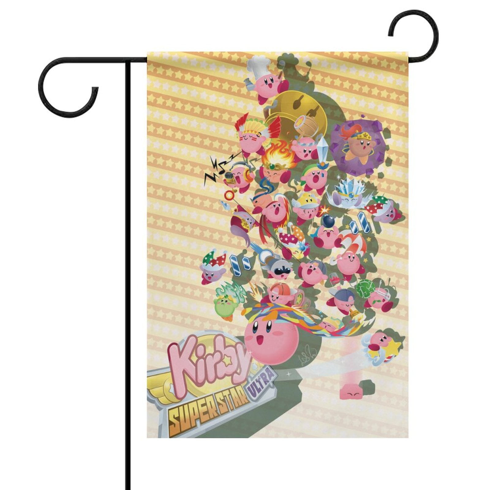 Kirby Garden Banner - Double-Sided House Outdoor Flag for Yard And Lawn ...