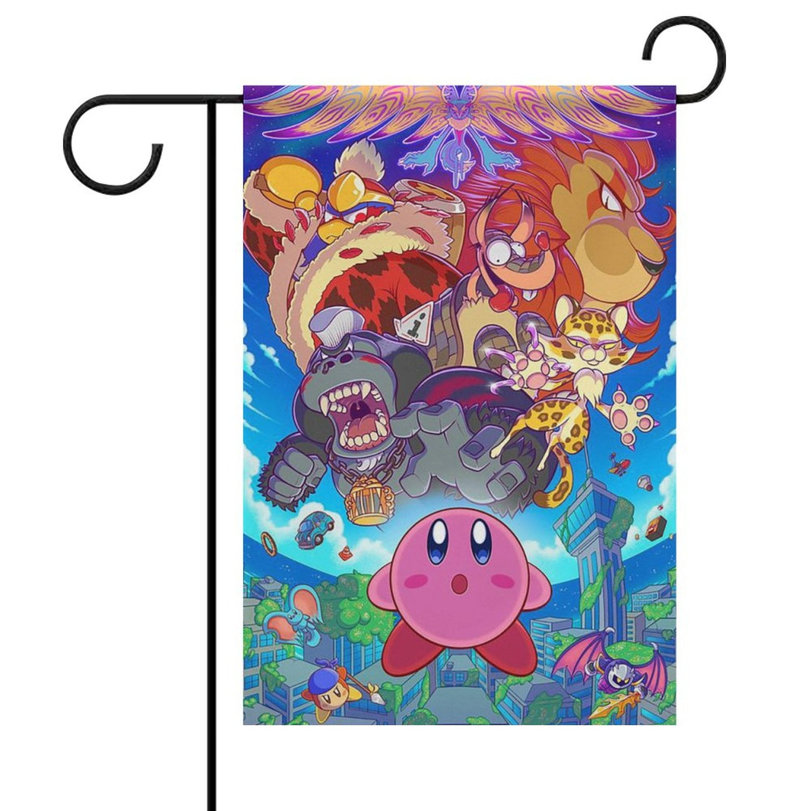 Kirby Garden Banner - Double-Sided House Outdoor Flag for Yard And Lawn ...