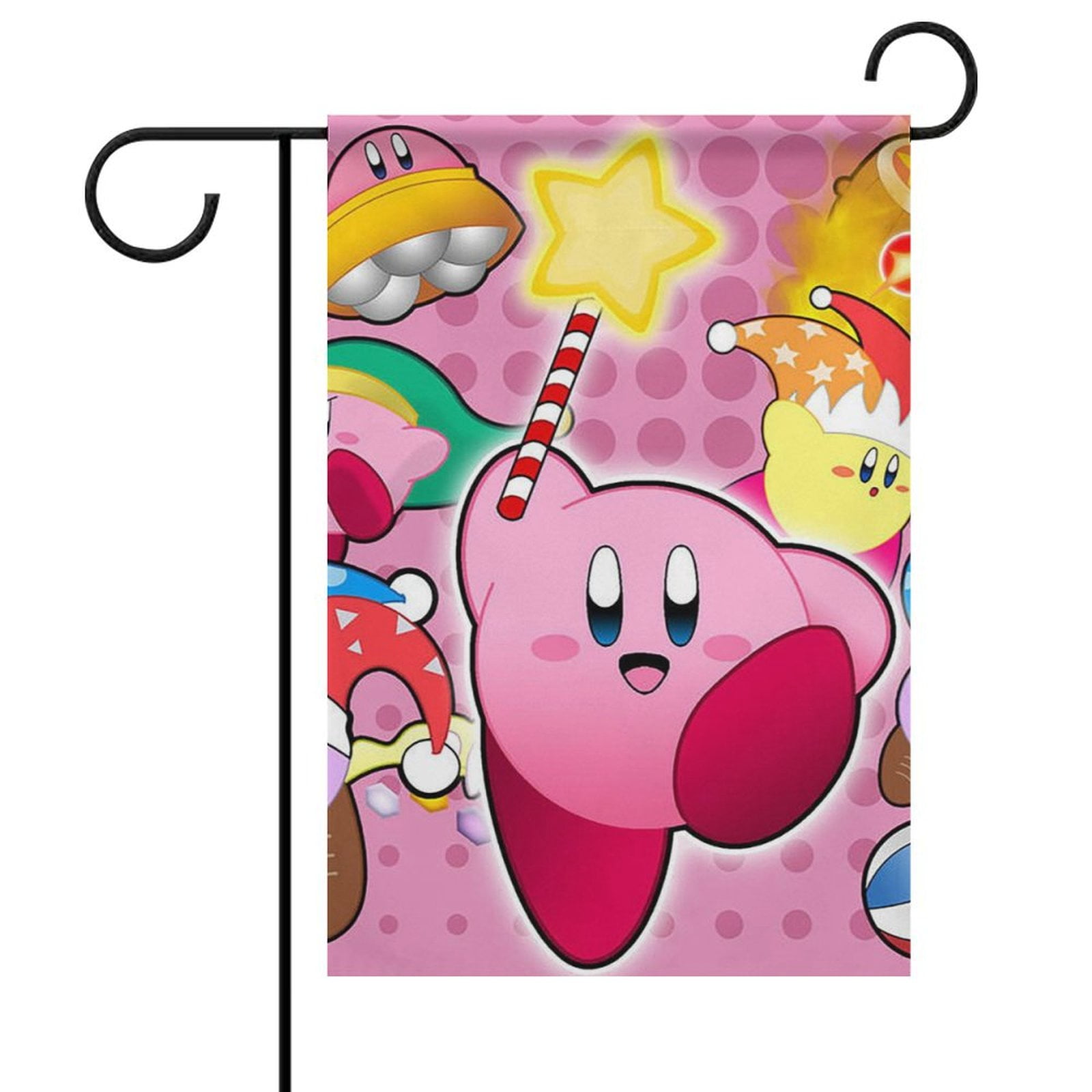 Kirby Garden Banner - Double-Sided House Outdoor Flag for Yard And Lawn ...