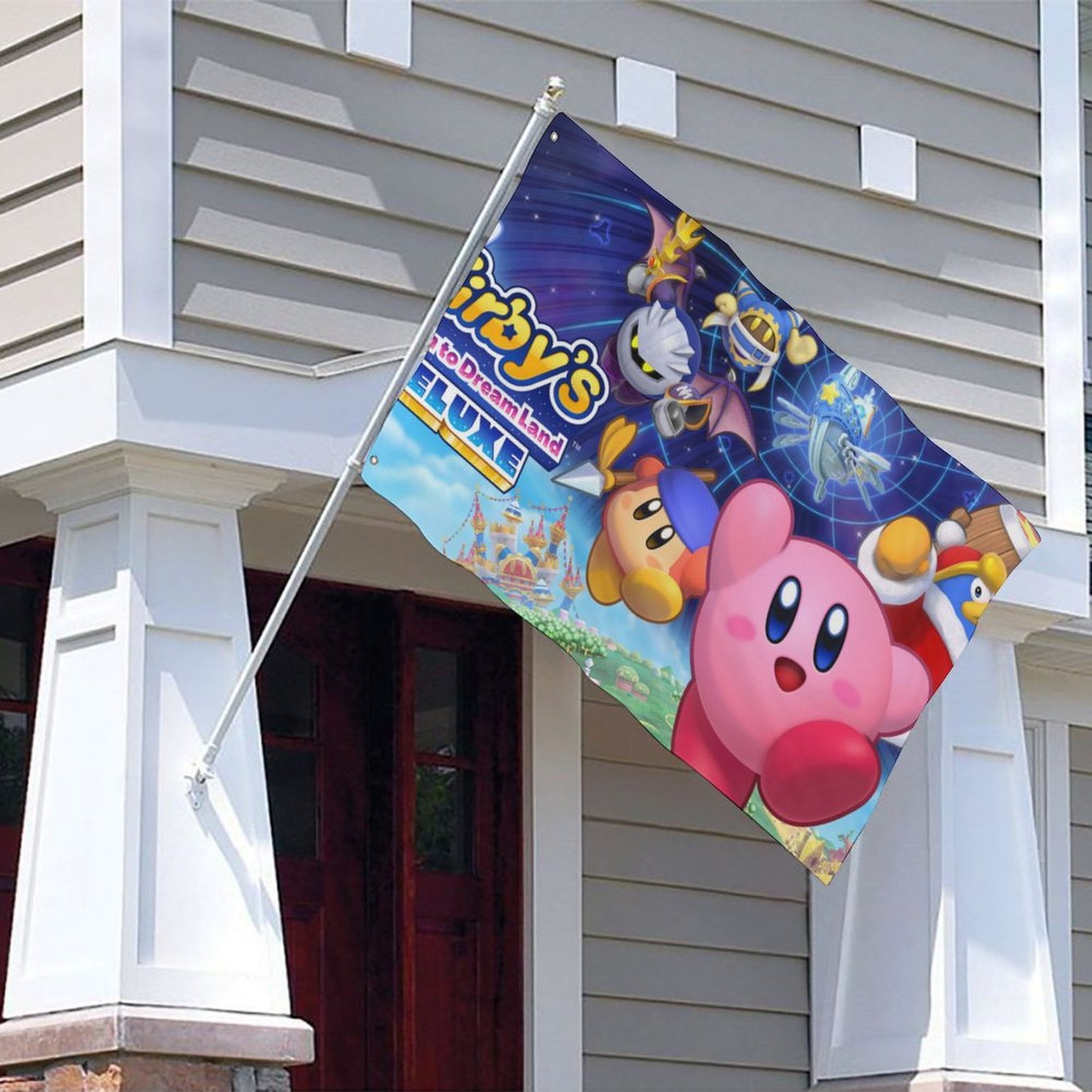 Kirby Garden Banner - Double-Sided House Outdoor Flag for Yard And Lawn ...