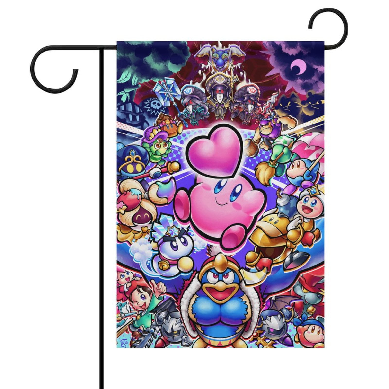 Kirby Garden Banner - Double-Sided House Outdoor Flag for Yard And Lawn ...