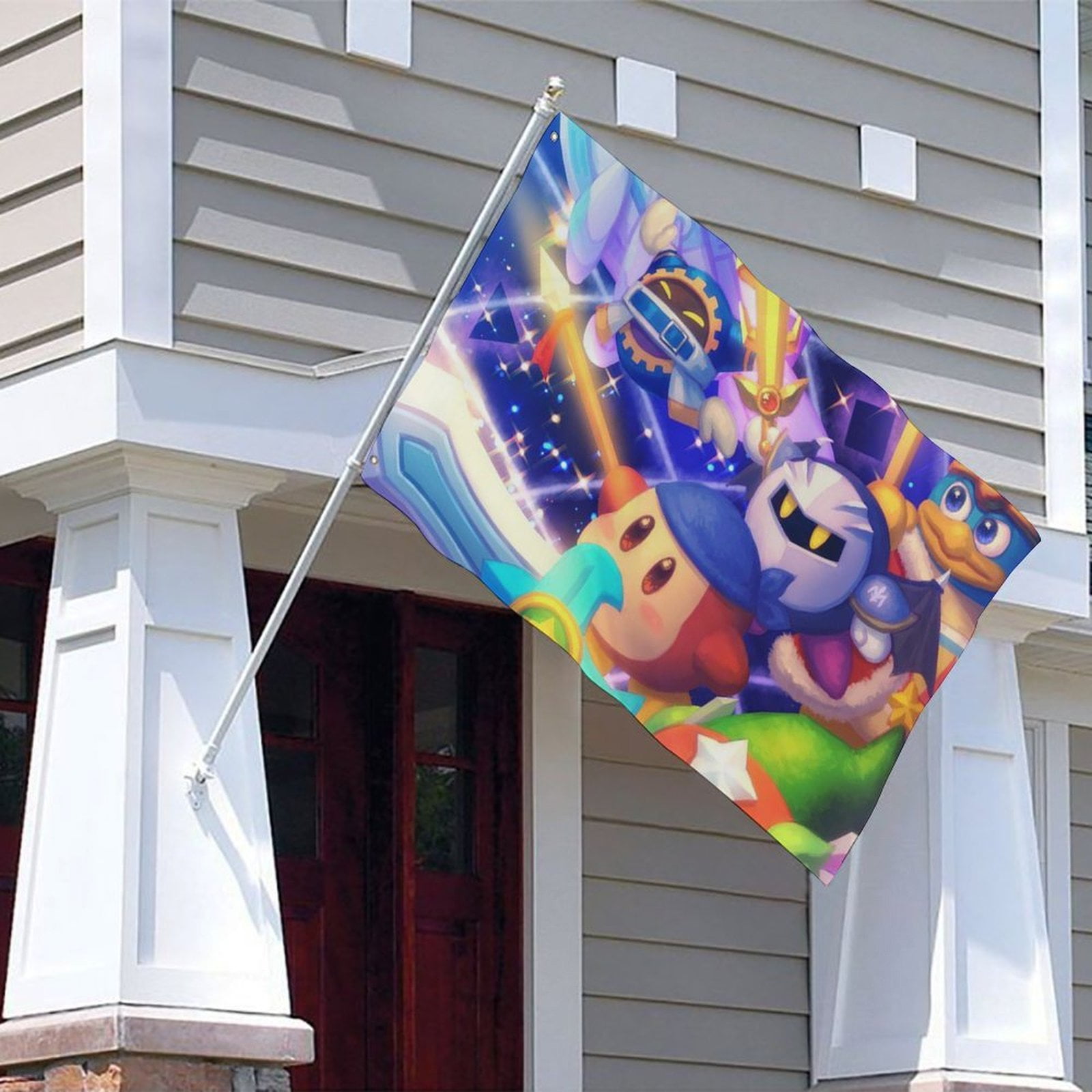 Kirby Garden Banner - Double-Sided House Outdoor Flag for Yard And Lawn ...