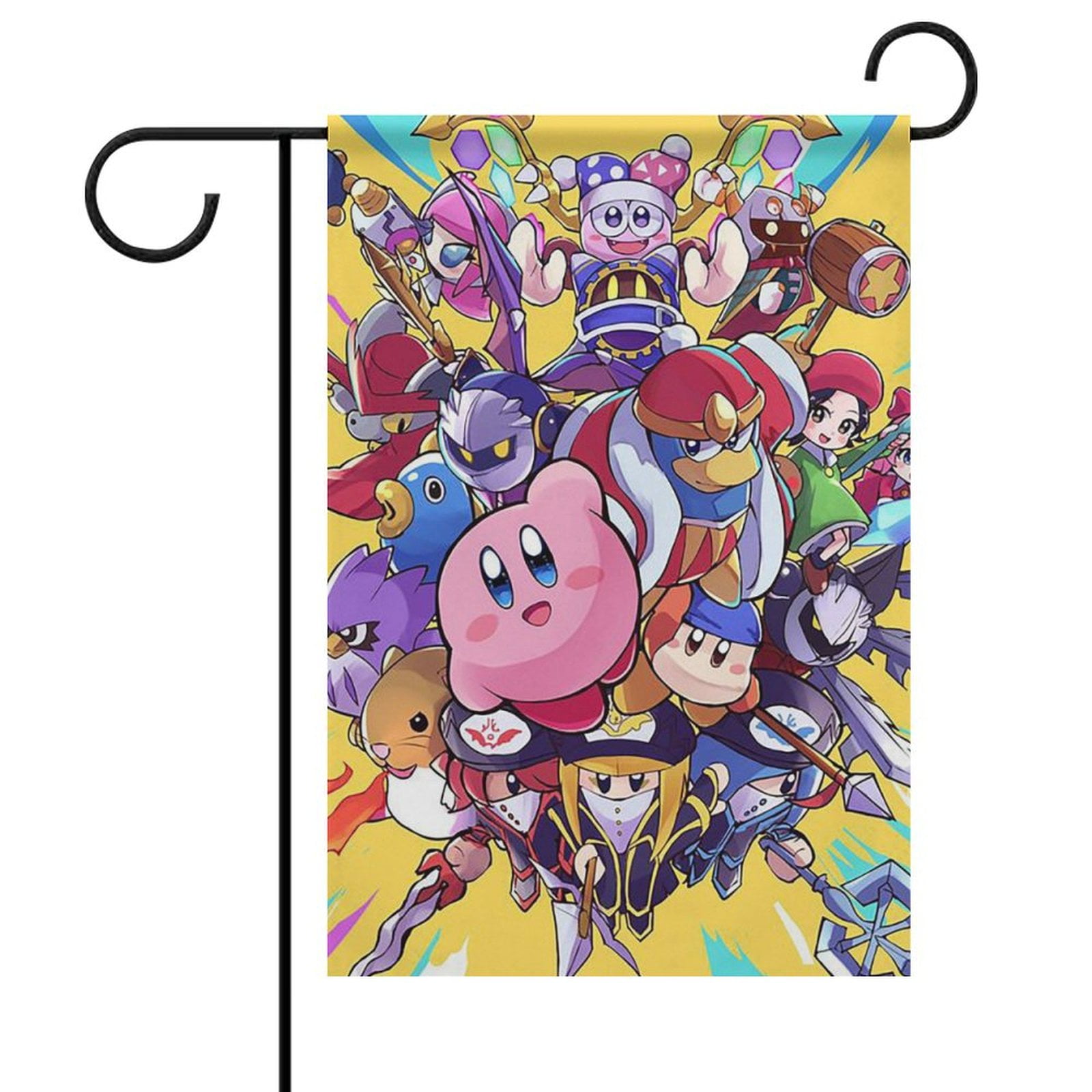 Kirby Garden Banner - Double-Sided House Outdoor Flag for Yard And Lawn ...