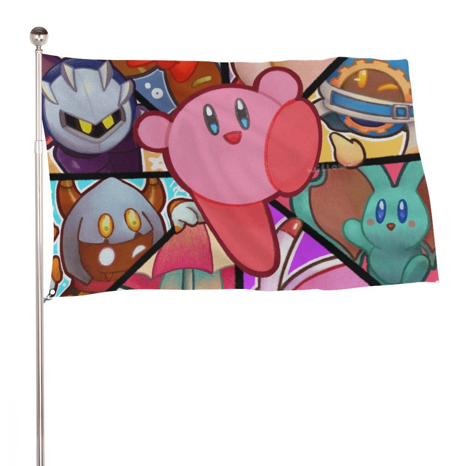 Kirby Garden Banner - Double-Sided House Outdoor Flag for Yard And Lawn ...