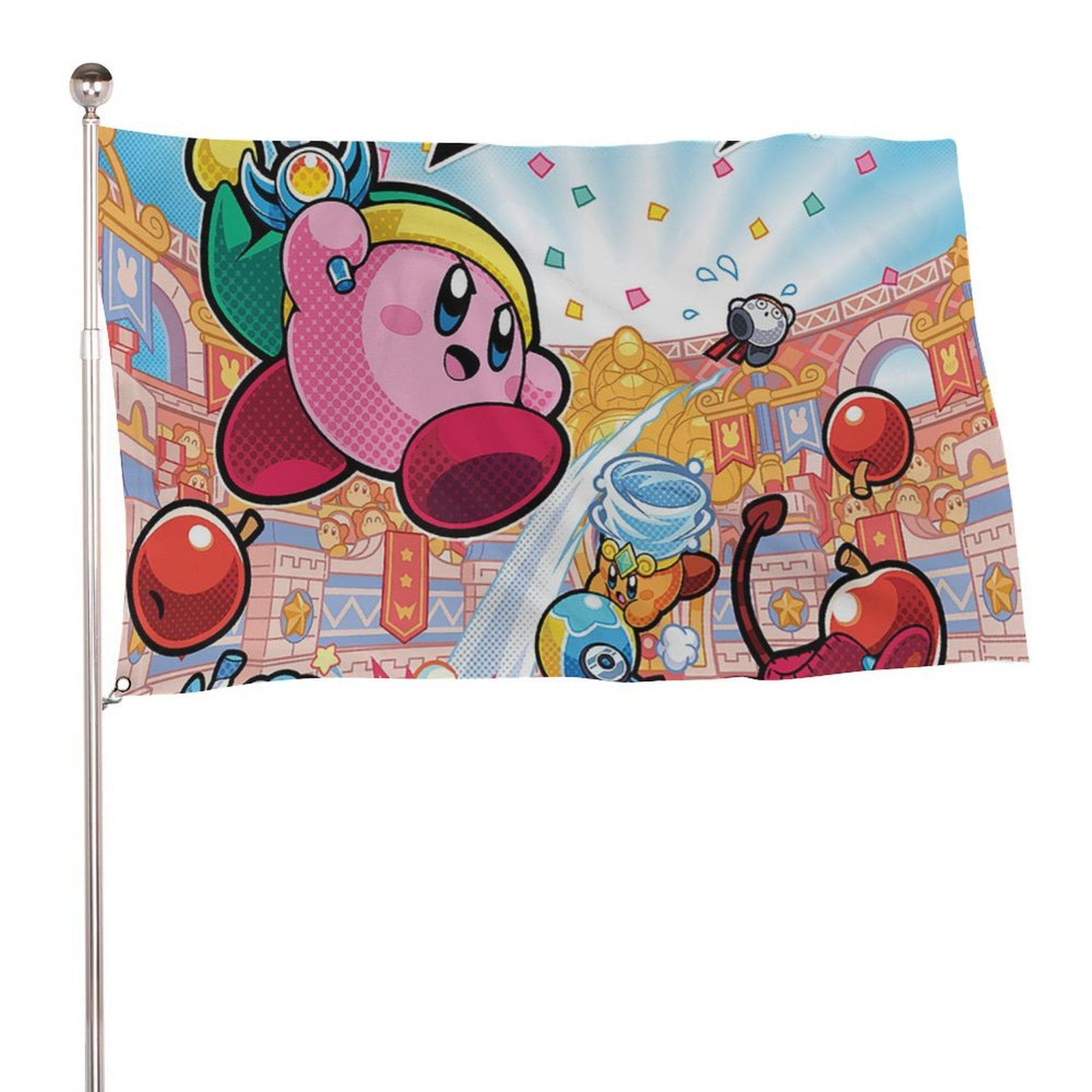 Kirby Garden Banner - House Outdoor Flag for Yard And Lawn Decoration ...