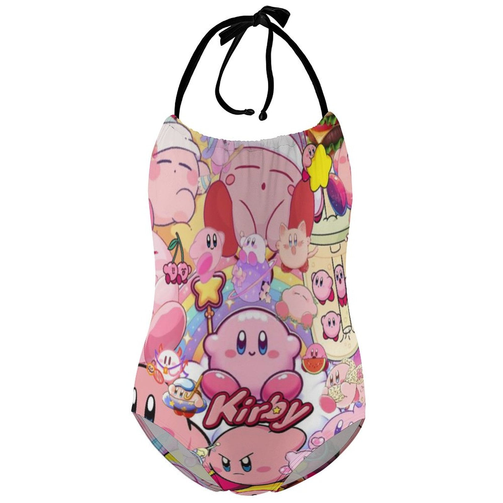 Kirby Girls One Piece Swimsuits Quick Dry Bathing Suit Swimwear Swimming Suit 7-9Y(120cm ...