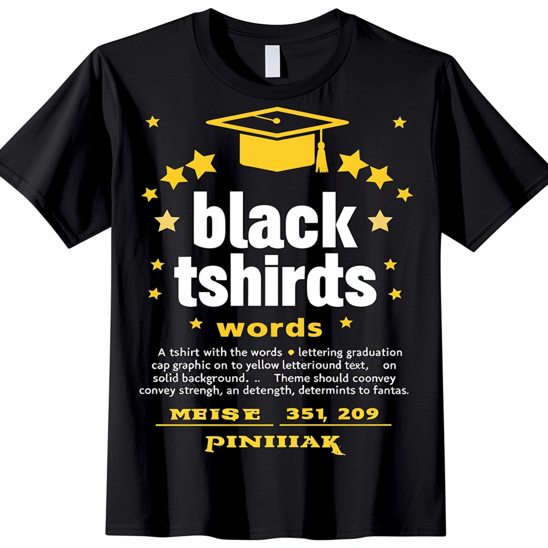 Kirby High School Senior Class of 2024 Graduation Cap Graphic TShirt ...