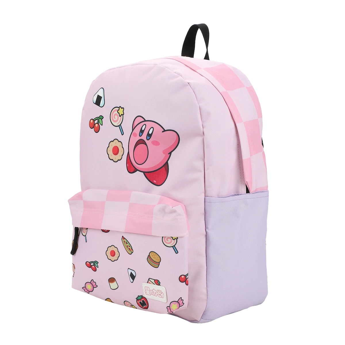 Kirby Inhaling Food 17" Pink Laptop Backpack - Walmart.com
