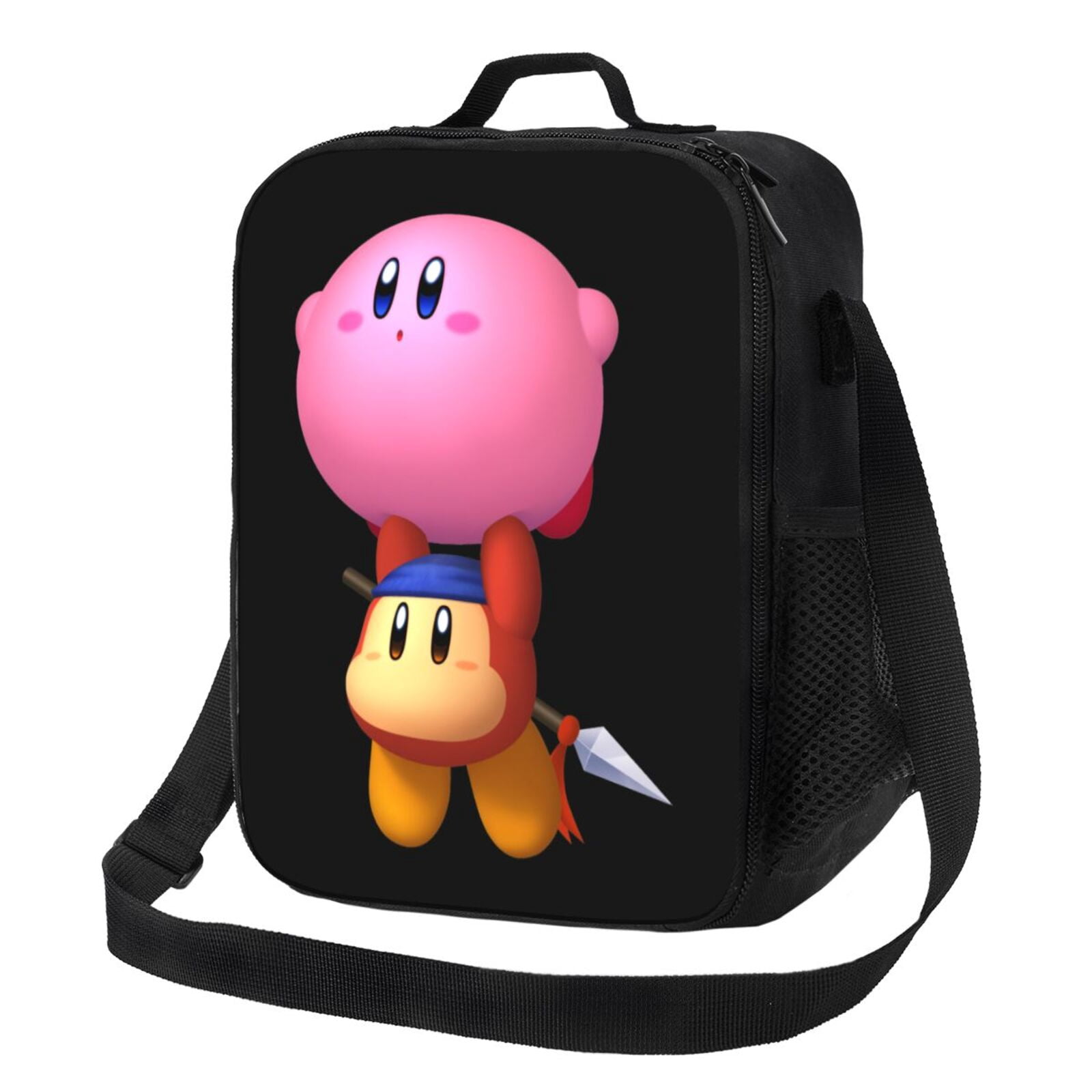 Kirby Insulated Lunch Bag Portable Reusable Zipper Lunch Box For For ...