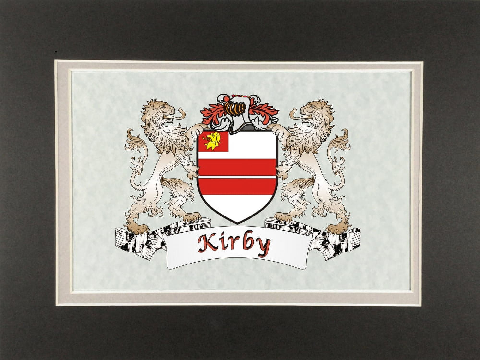 Kirby Irish Coat of Arms Print - Frameable 9" x 12" - Walmart.com