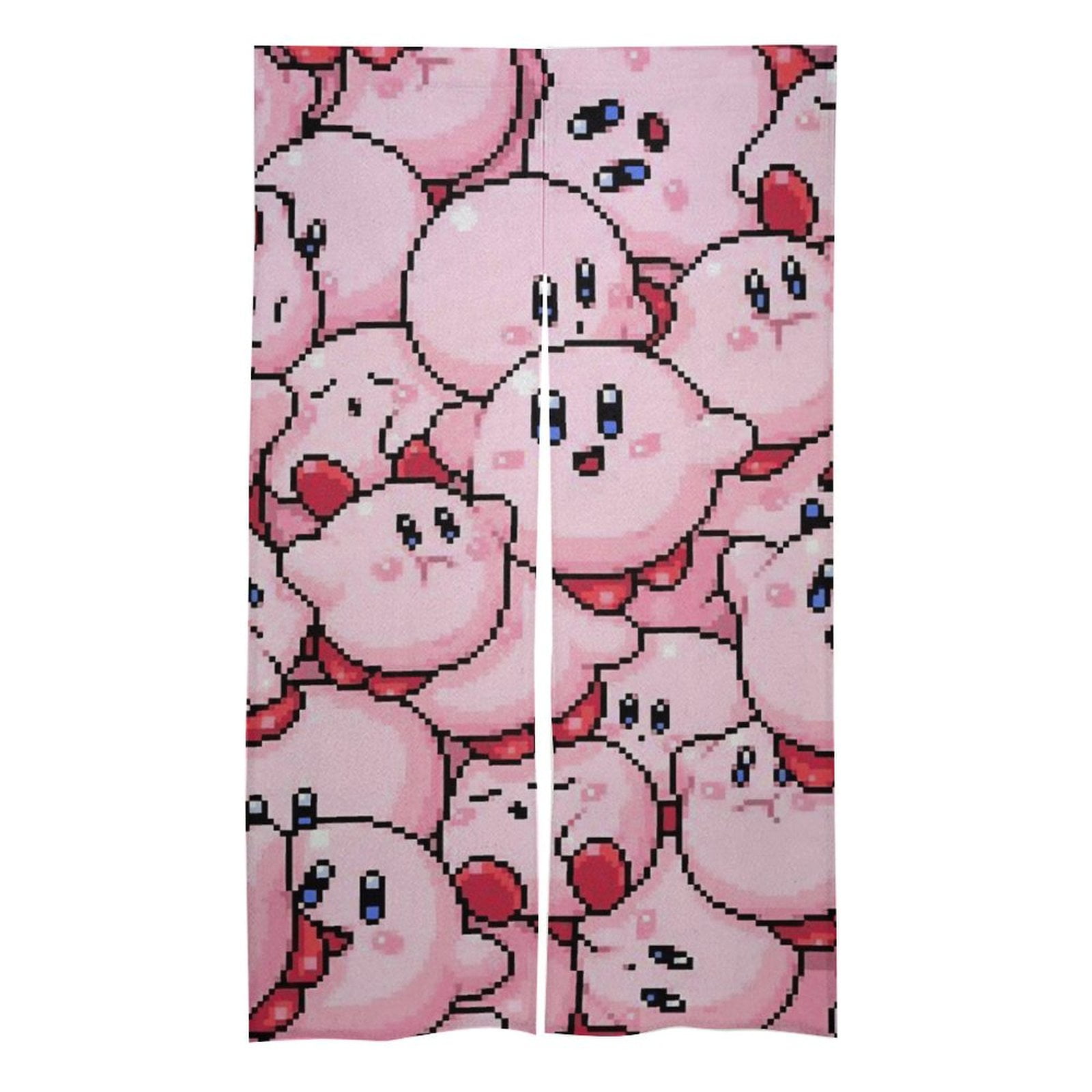 Kirby Japanese Cool Funny Anime Cartoon Drape Split Doorway Curtain ...