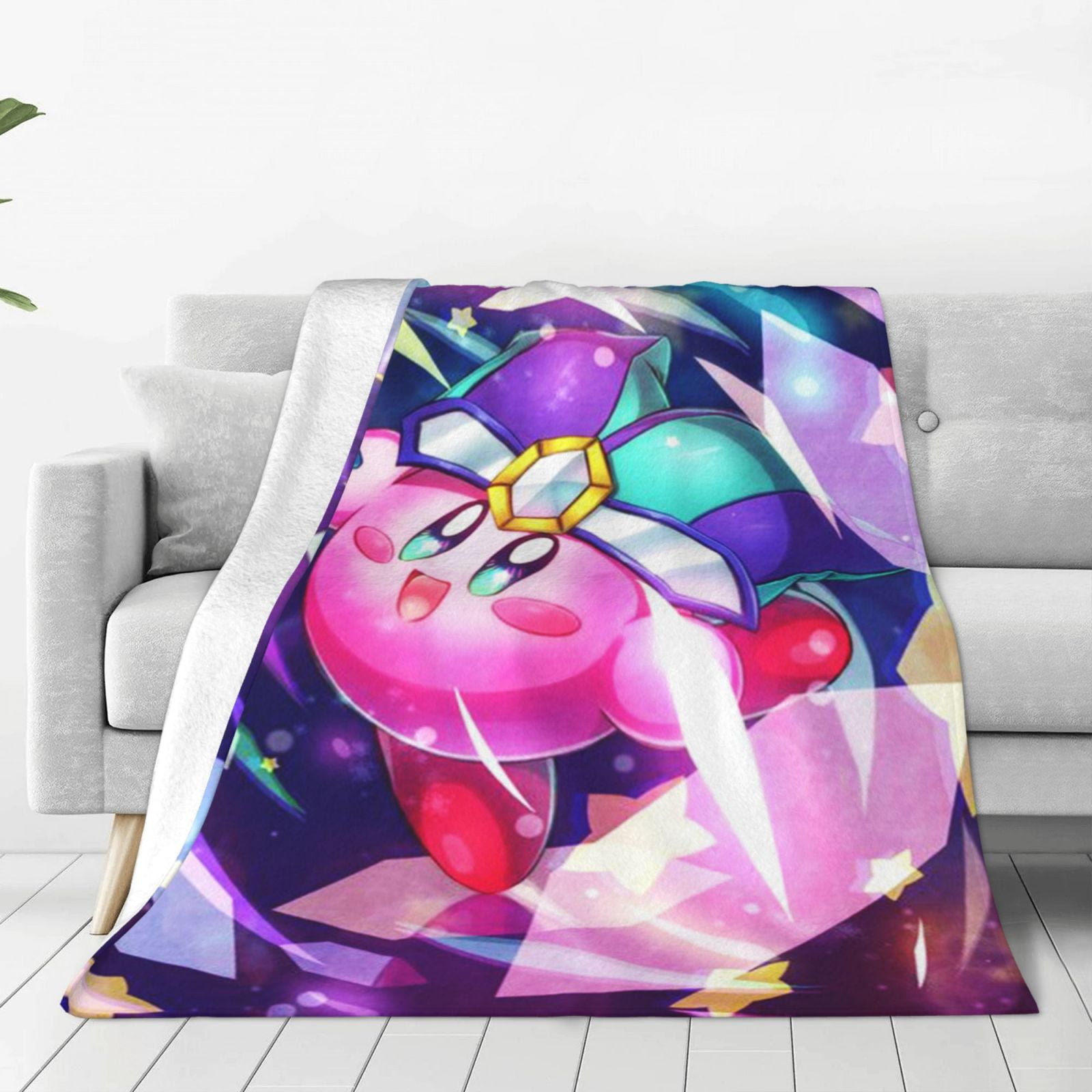 Kirby Kids Adults Ultra-Soft Micro Fleece Blanket Throw All Season ...