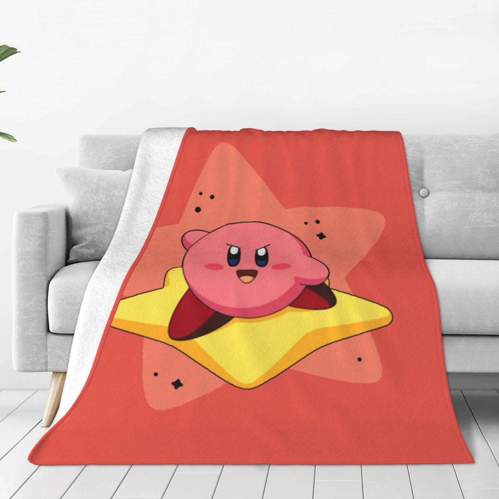 Kirby Kids Adults Ultra-Soft Micro Fleece Blanket Throw All Season ...