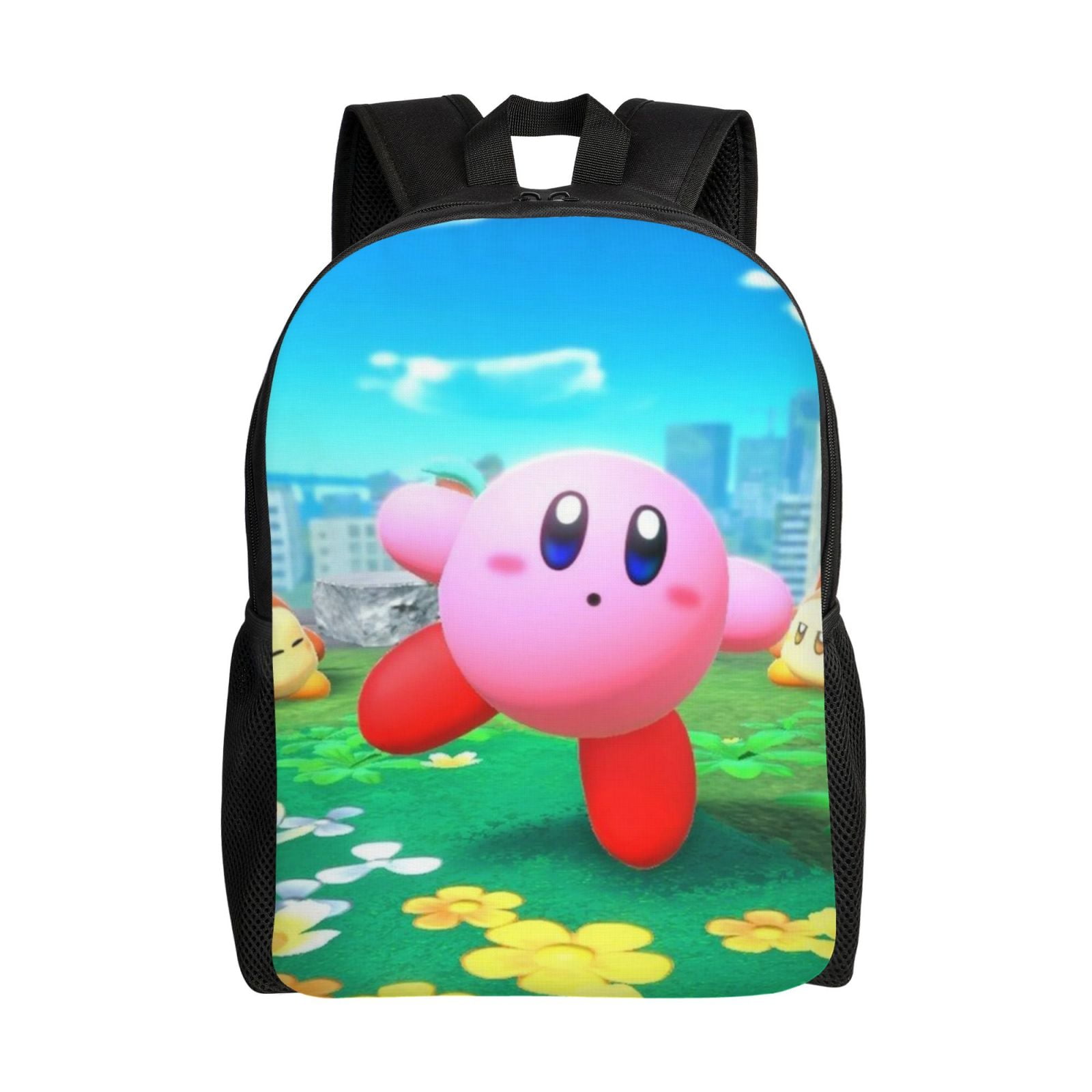 Kirby Laptop Backpack Lightweight Basic Unisex Daypack School Bag ...