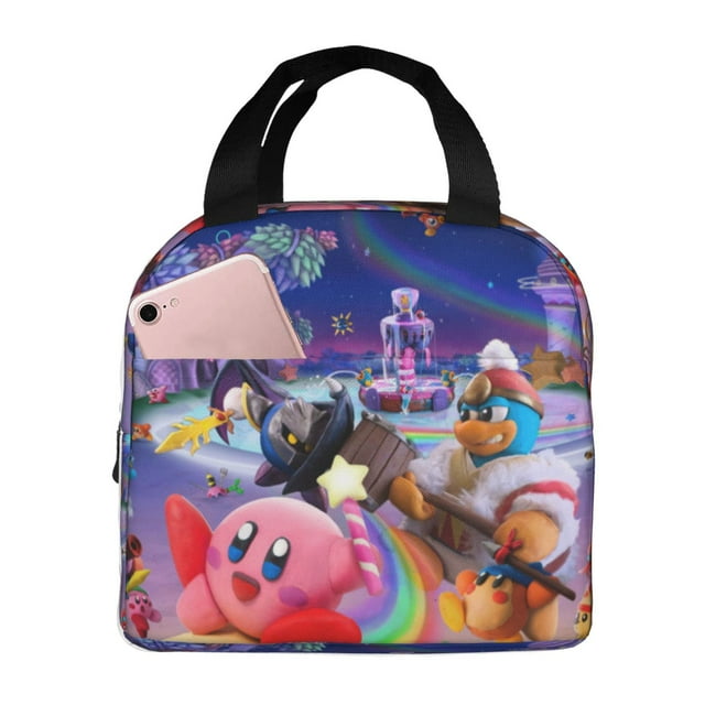 Kirby Lunch Bag, Insulated Lunch Box Large Capacity Reusable Insulated ...