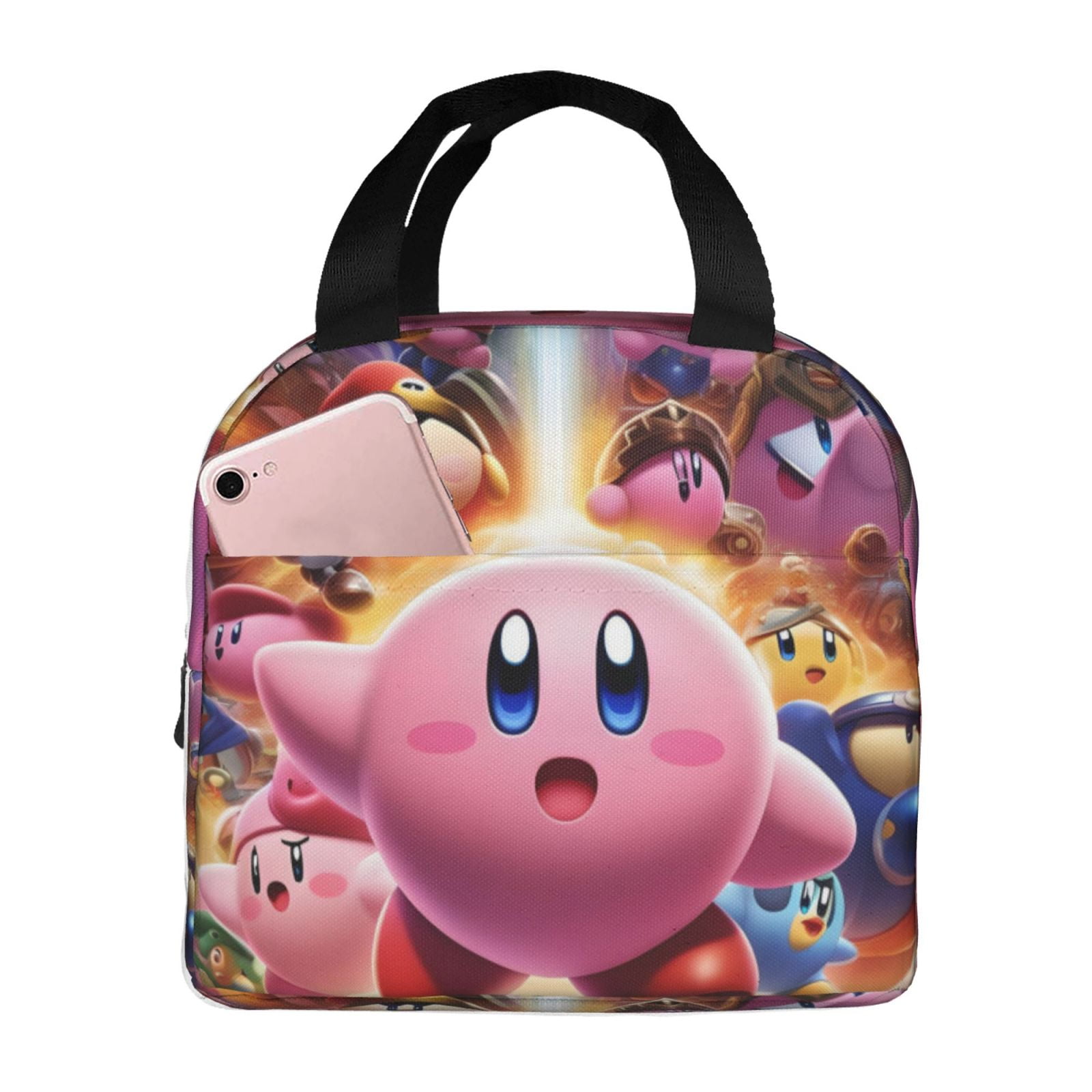 Kirby Lunch Bag, Insulated Lunch Box Large Capacity Reusable Insulated ...