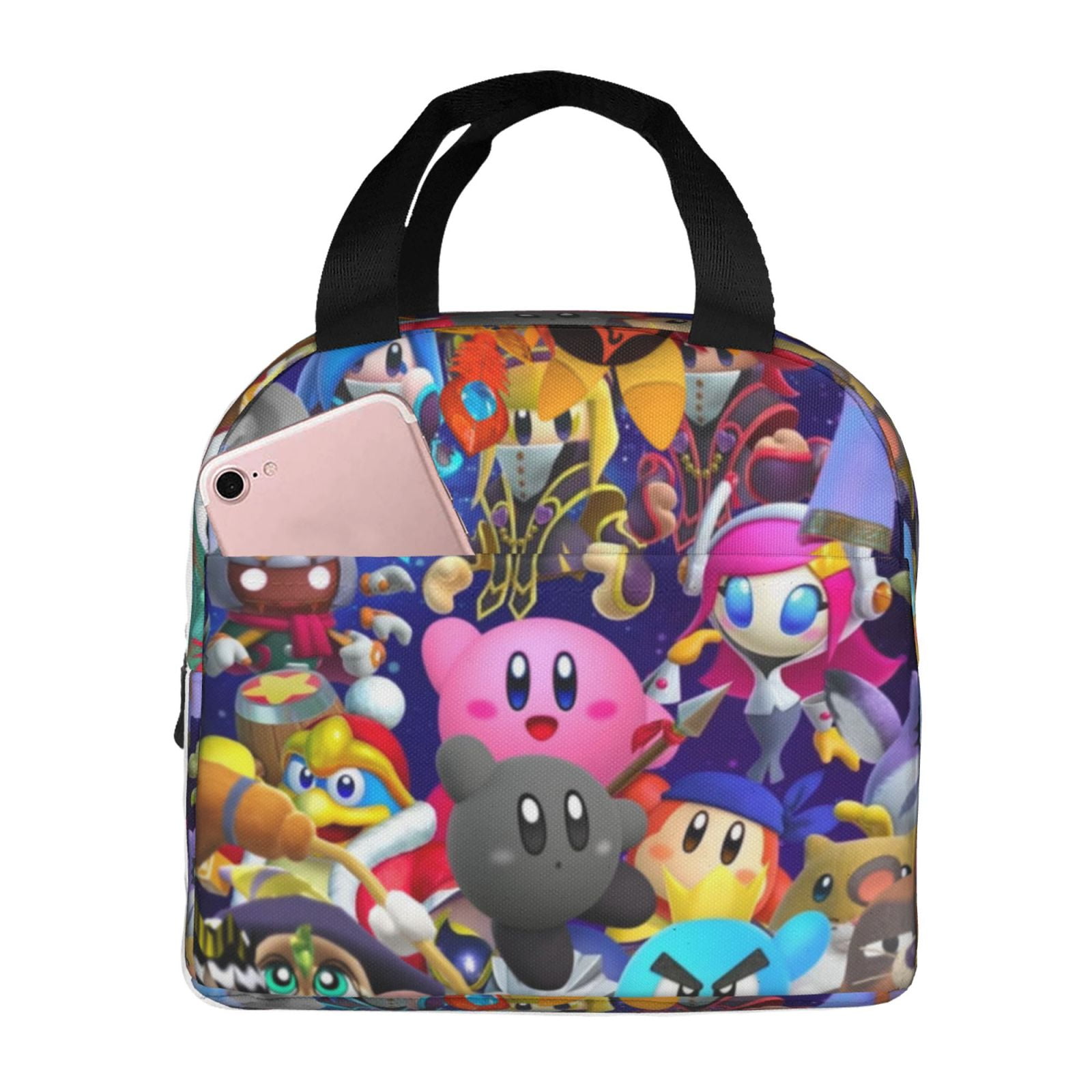 Kirby Lunch Bag, Insulated Lunch Box Large Capacity Reusable Insulated ...