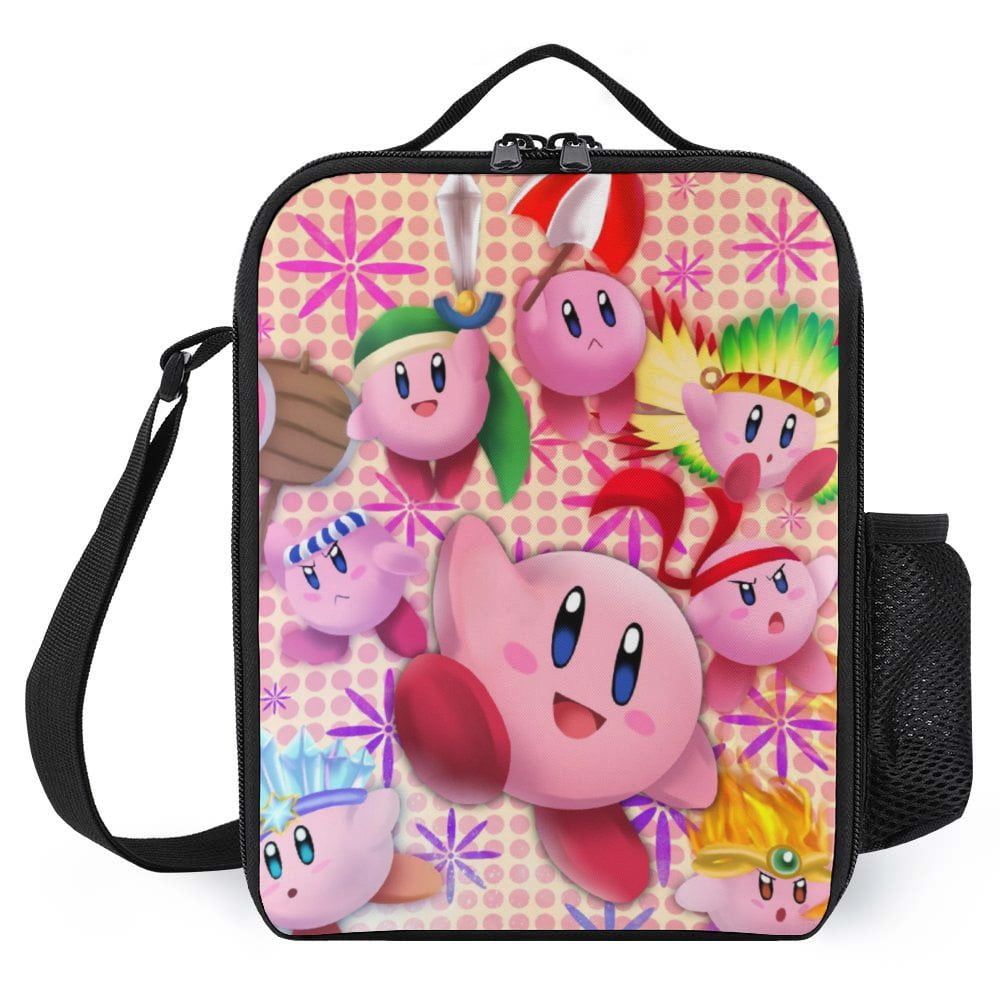 Kirby Lunch Bag, Insulated Lunch Box Large Capacity Reusable Insulated ...