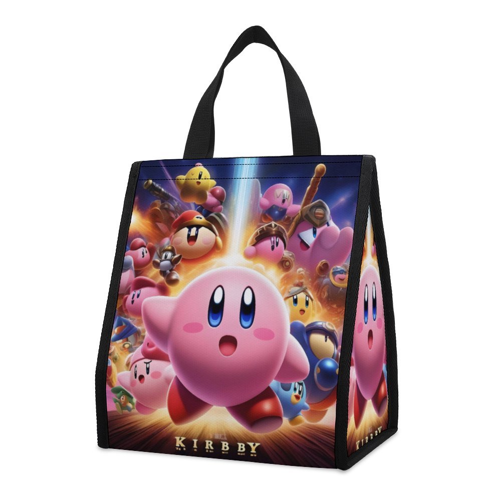 Kirby Lunch Bag, Insulated Lunch Box Large Capacity Reusable Insulated ...