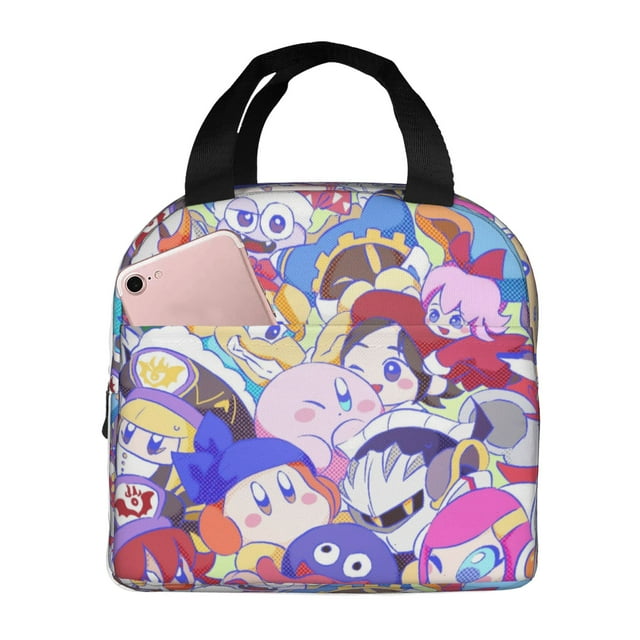 Kirby Lunch Bag Lunch Bag Tote Bag Insulated Lunch Box Picnic Beach ...