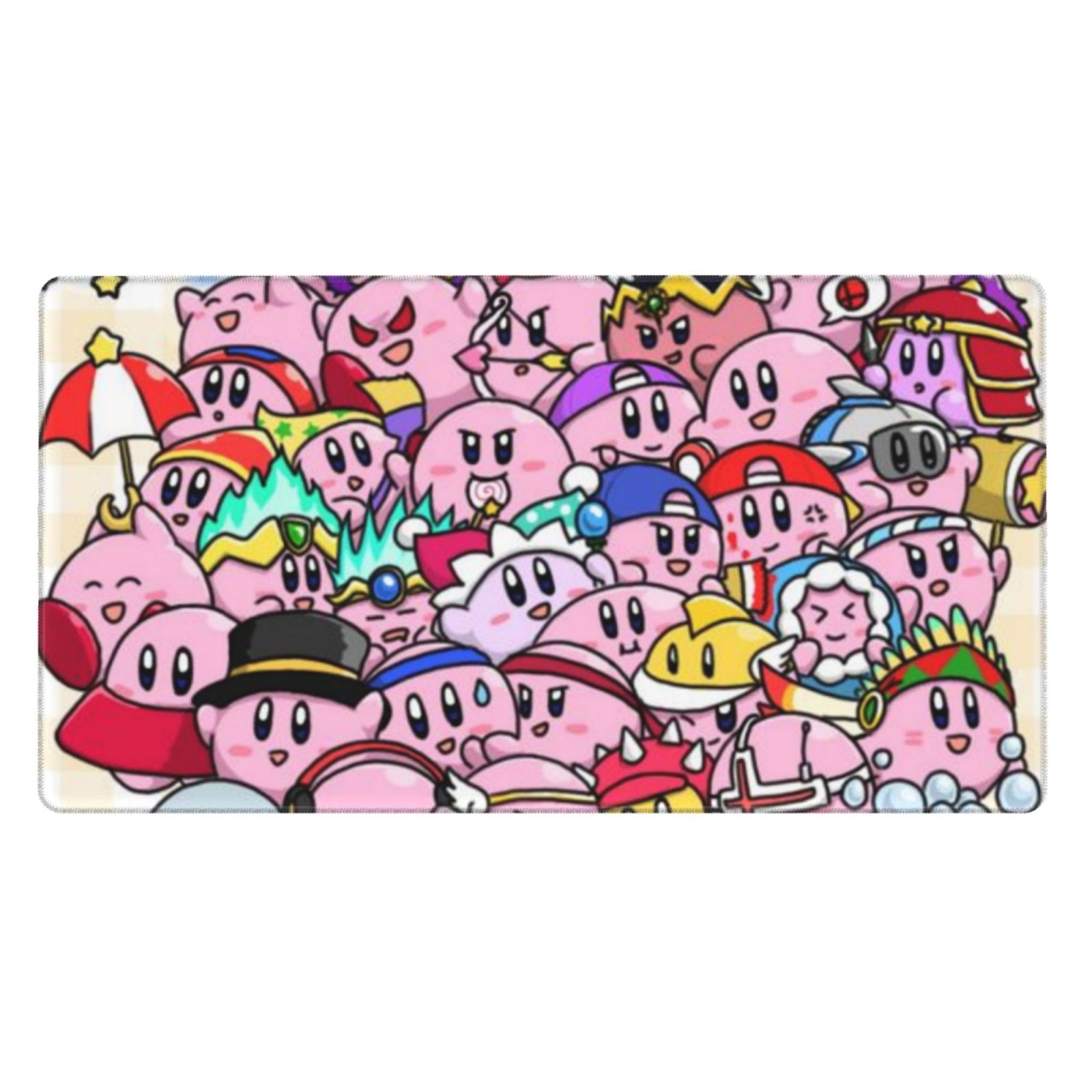 Kirby Mouse Pad 16x29.5 Inch Computer Keyboard Mouse Pad Waterproof And ...