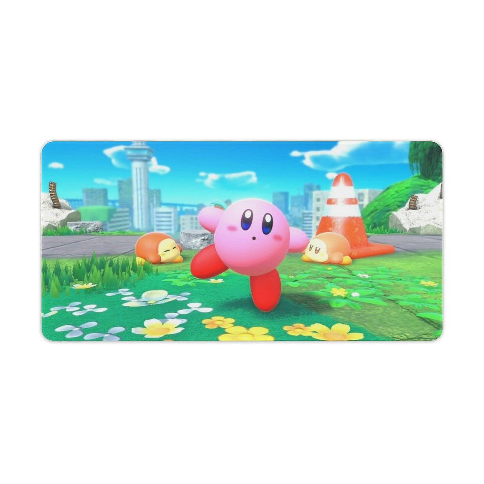 Kirby Mouse Pad No-sliped Large Mousepad Extended Gaming Desk Mat ...