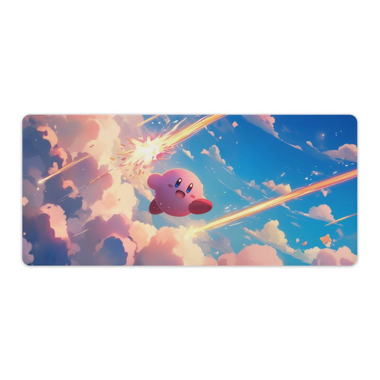 Kirby Mouse Pad No-sliped Large Mousepad Extended Gaming Desk Mat ...