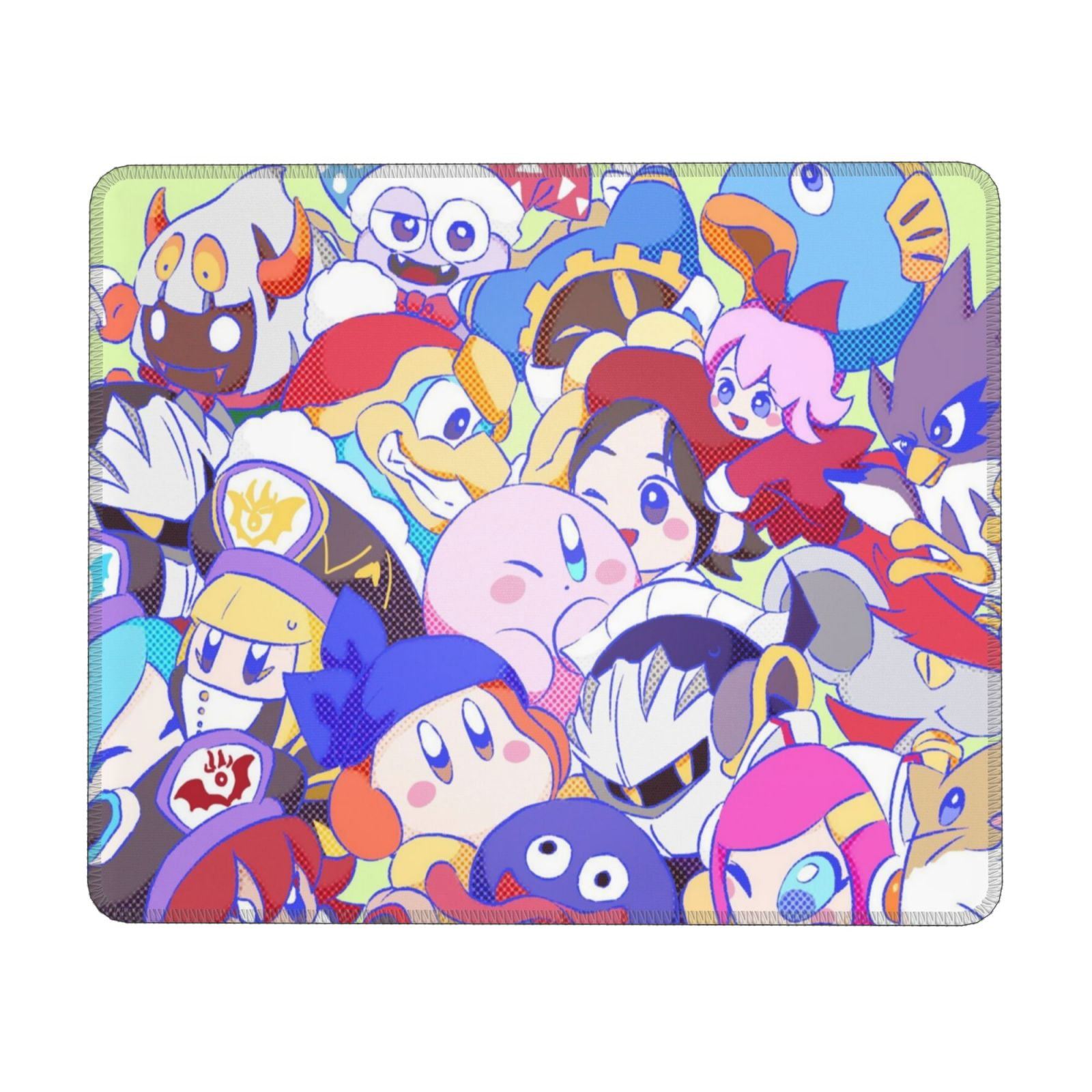 Kirby Mouse Pad,Small Gaming Mousepad,Non-Slip Rubber Base And Stitched ...