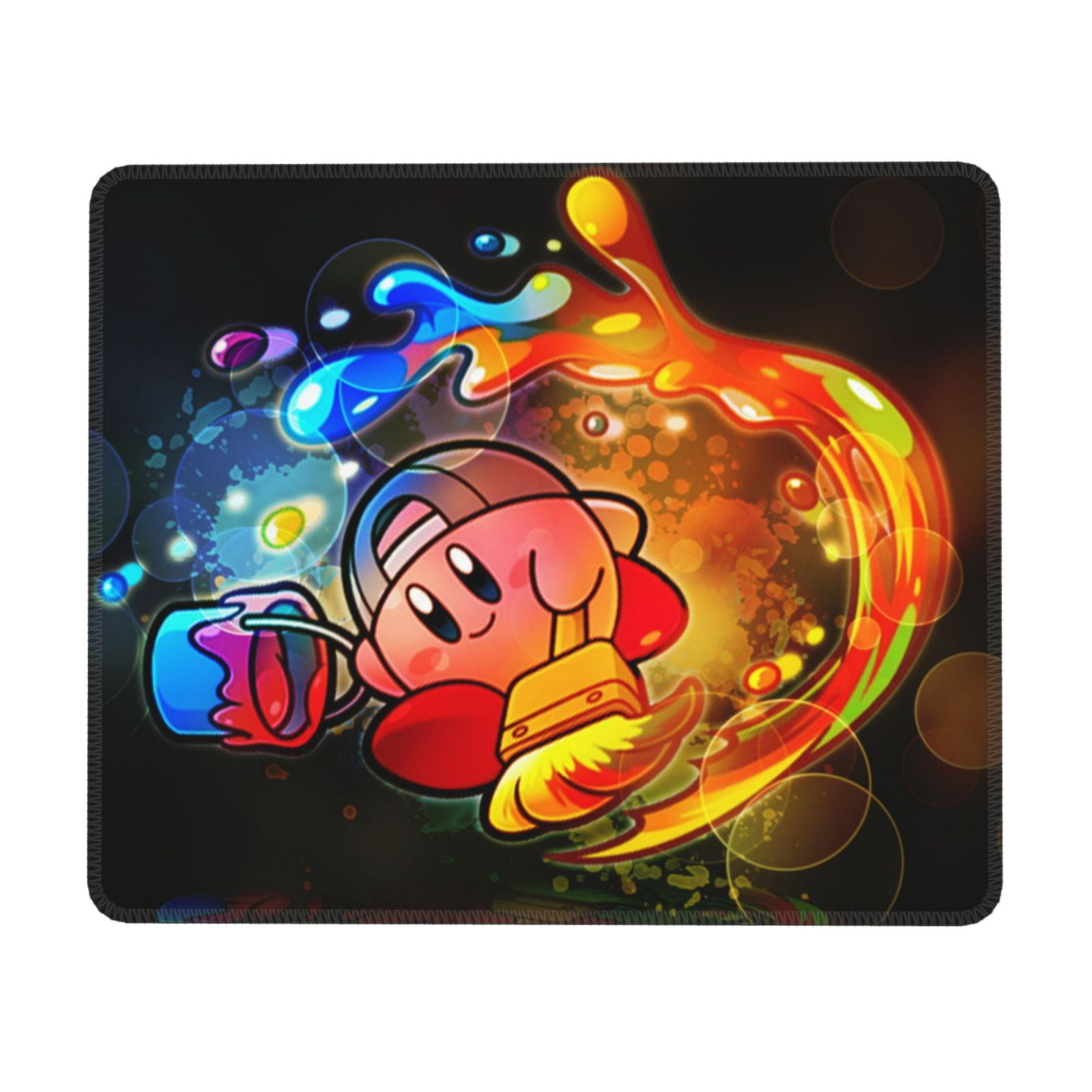 Kirby Mouse Pad,Small Gaming Mousepad,Non-Slip Rubber Base And Stitched ...
