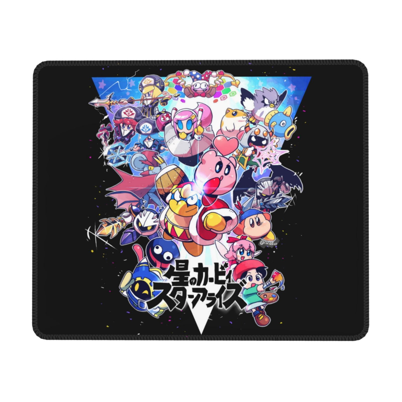 Kirby Mouse Pad,Small Gaming Mousepad,Non-Slip Rubber Base And Stitched ...
