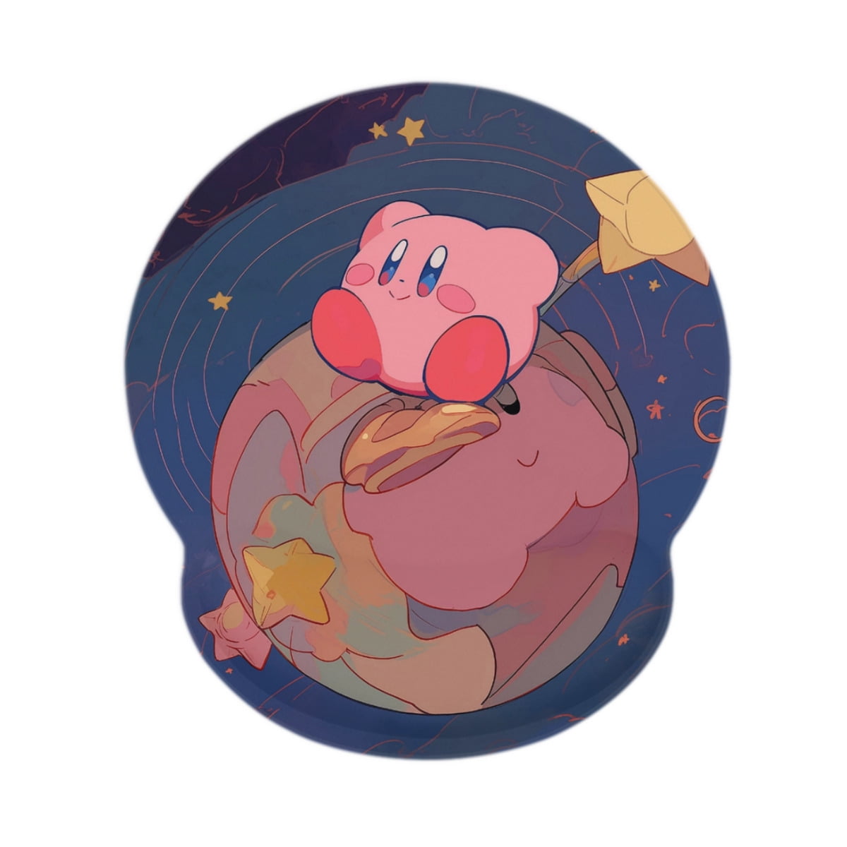 Kirby Mouse pad high appearance horizontal hand guard wrist mouse pad ...
