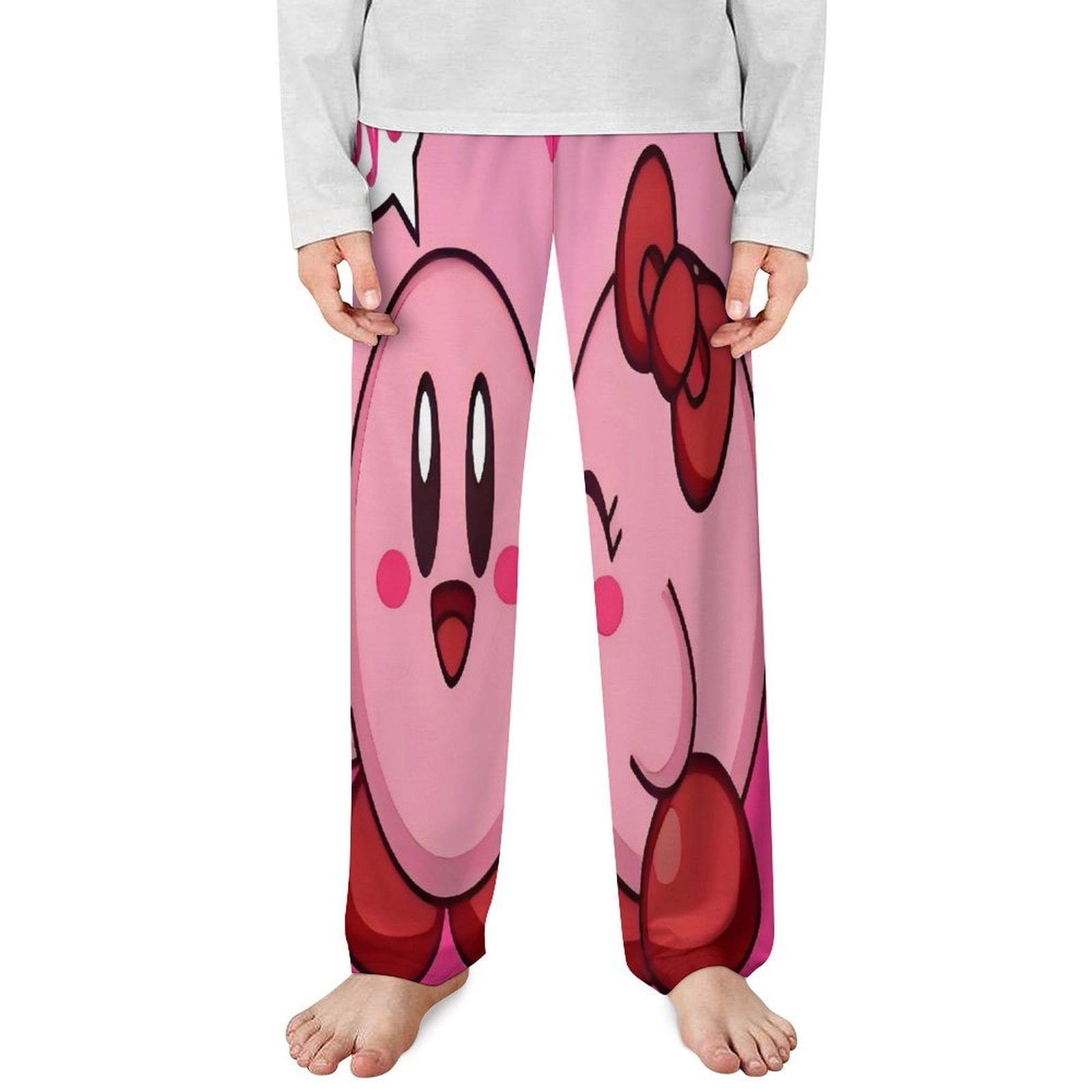 Kirby Pajama Pants for Gils Boys Kids Cute Sleep Bottoms Kirby Merch ...