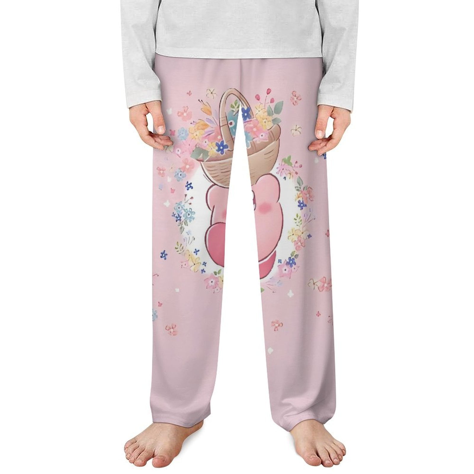 Kirby Pajama Pants for Gils Boys Kids Cute Sleep Bottoms Kirby Merch ...