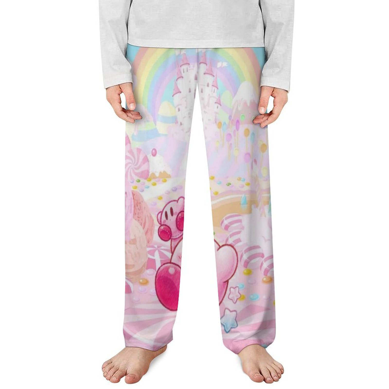 Kirby Pajama Pants for Gils Boys Kids Cute Sleep Bottoms Kirby Merch ...