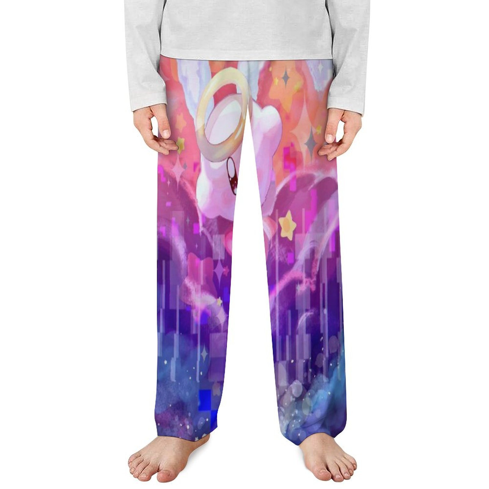 Kirby Pajama Pants for Gils Boys Kids Cute Sleep Bottoms Kirby Merch ...