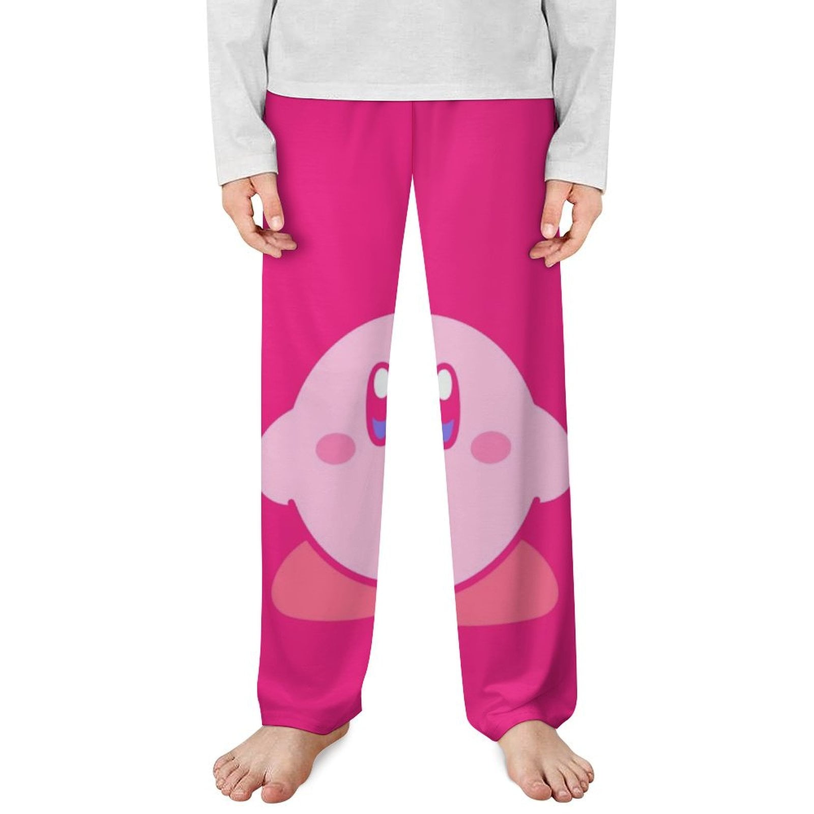 Kirby Pajama Pants for Gils Boys Kids Cute Sleep Bottoms Kirby Merch ...